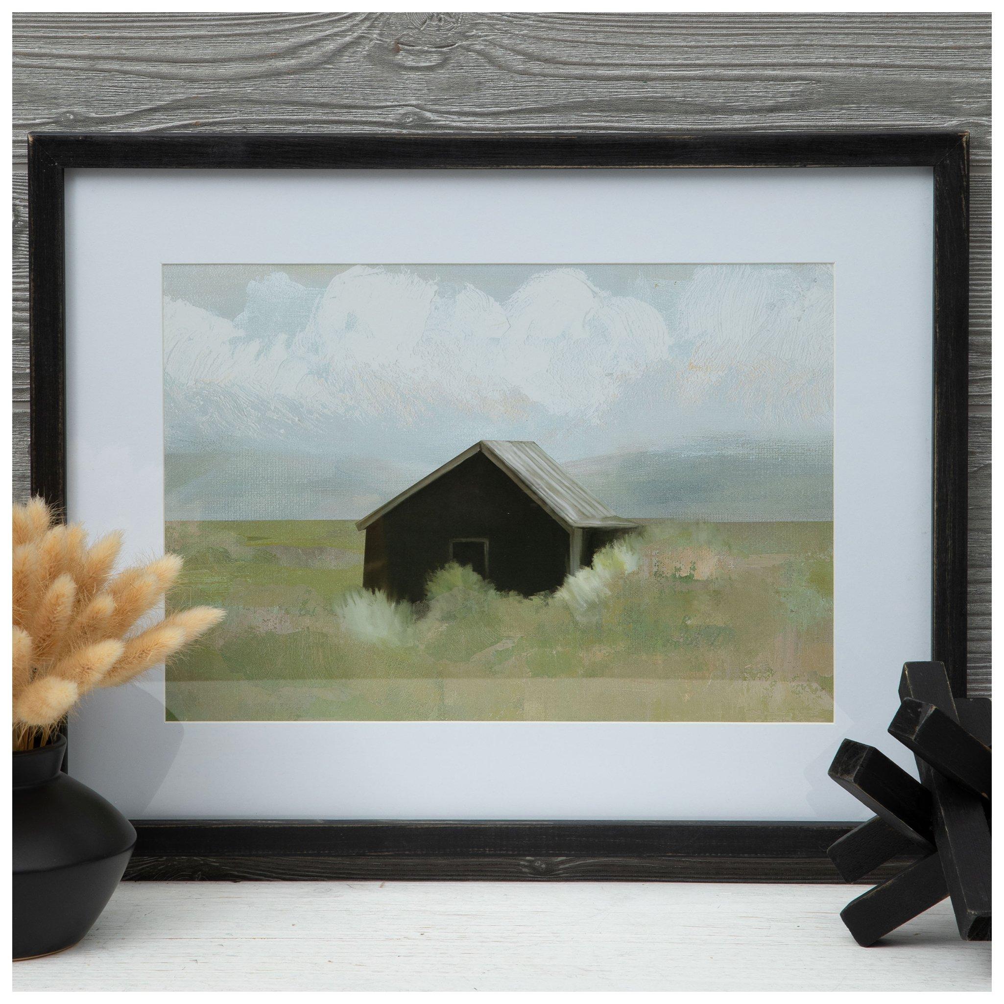 Black Barn Framed Wall Decor | Hobby Lobby | 2436624