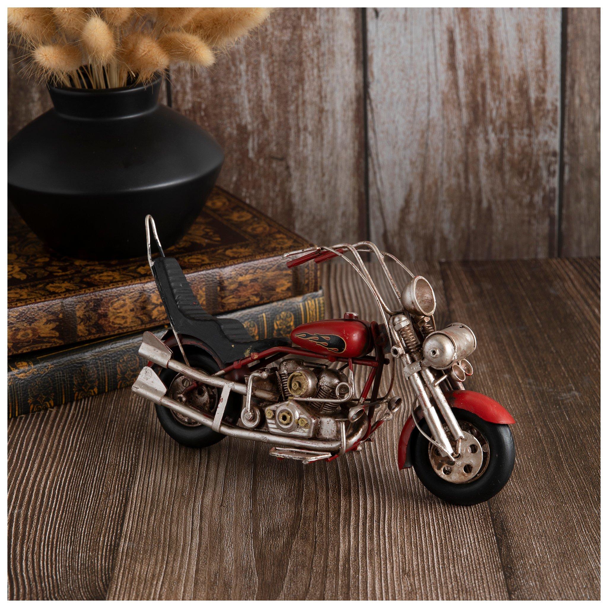 Red Chopper Motorcycle Figurine | Hobby Lobby | 2437325