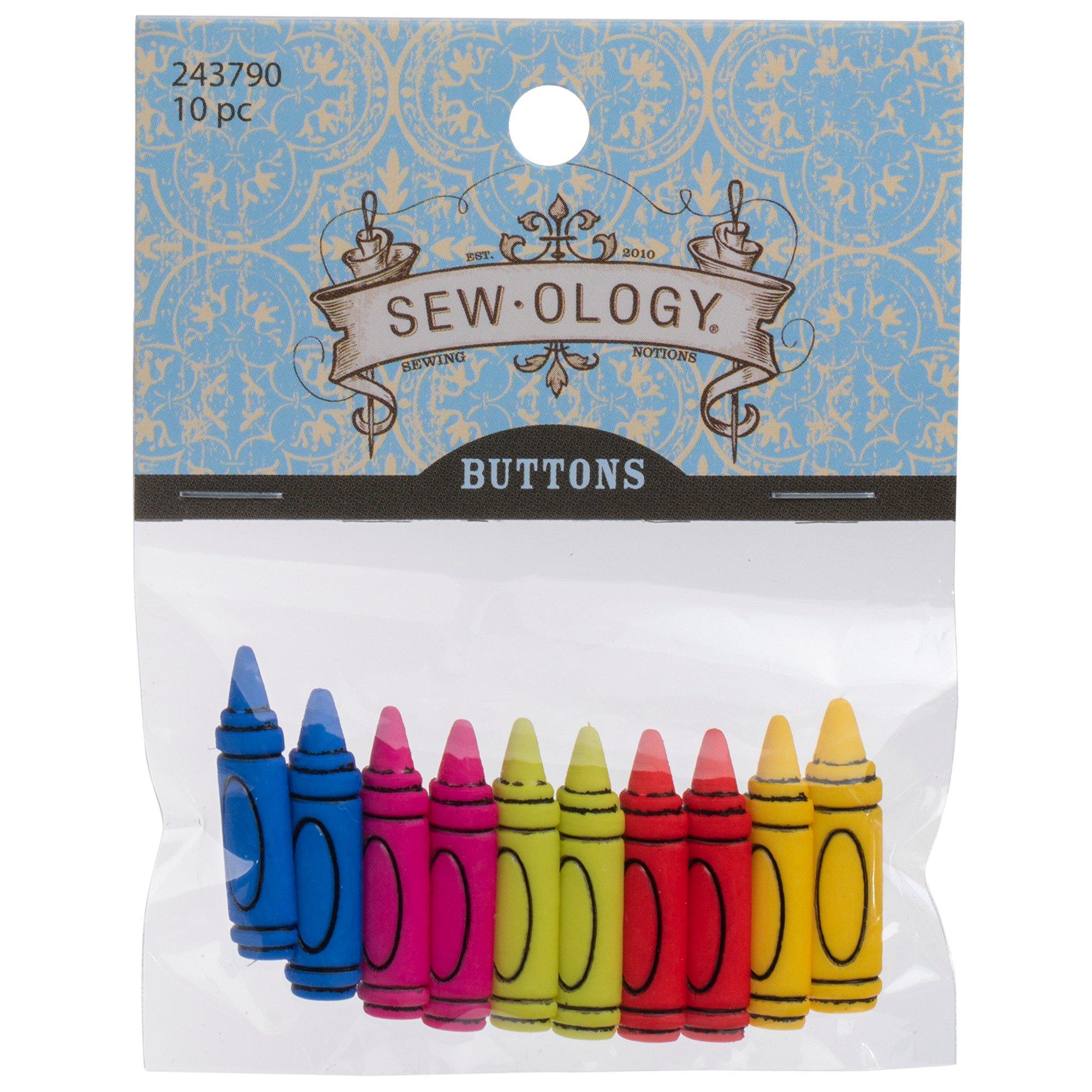 Crayon Shank Buttons | Hobby Lobby | 243790