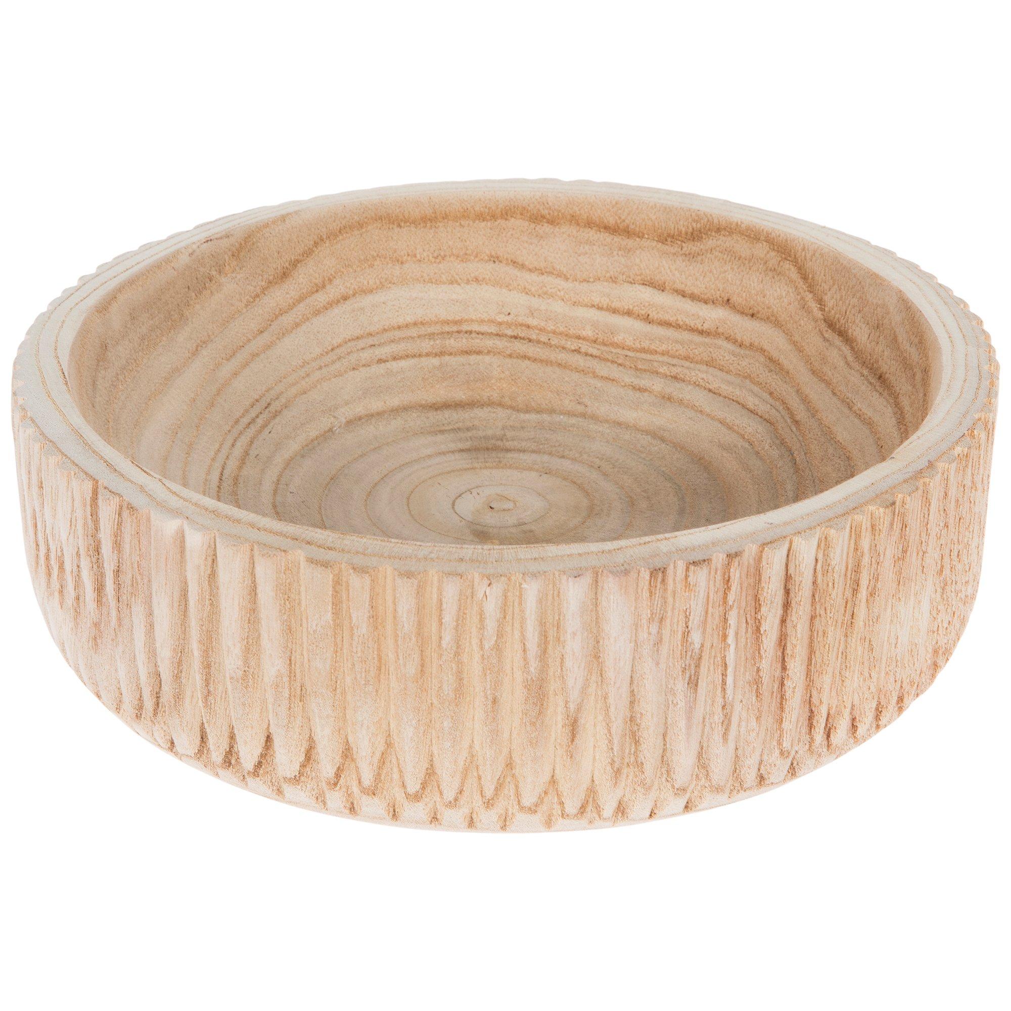 Ridged Wood Bowl | Hobby Lobby | 2438893