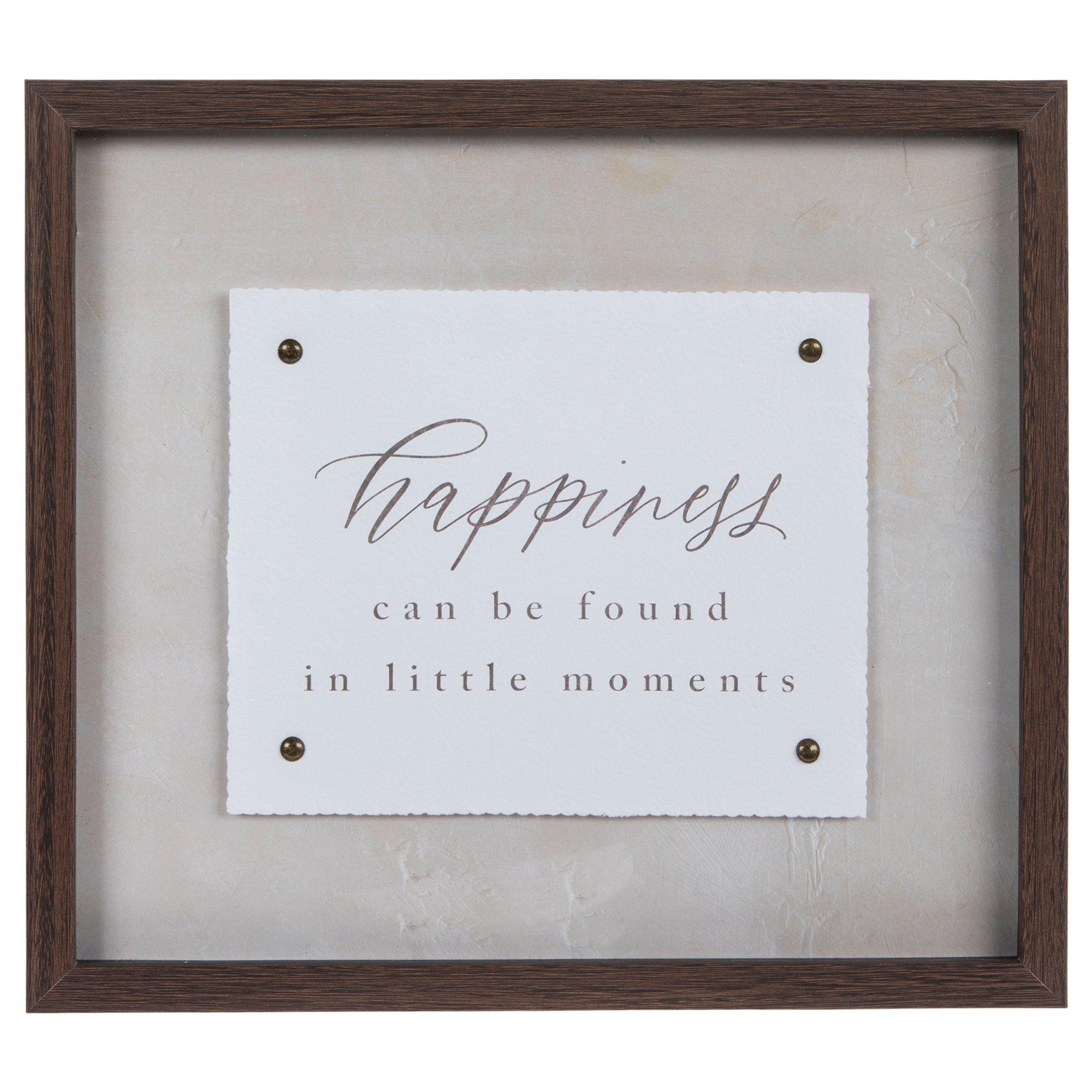 Happiness Framed Wall Decor | Hobby Lobby | 2439347