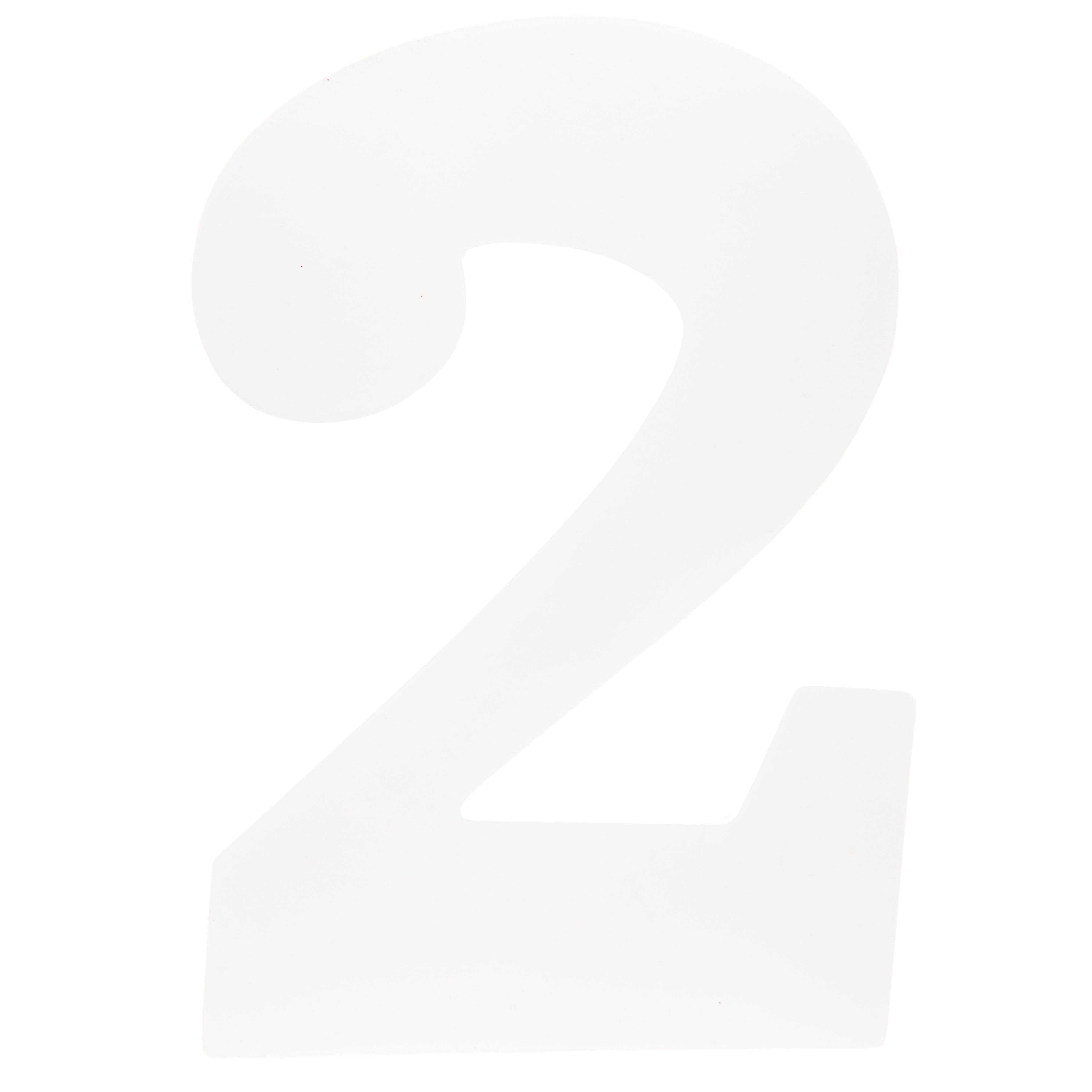 White Wood Number Wall Decor | Hobby Lobby | 244012