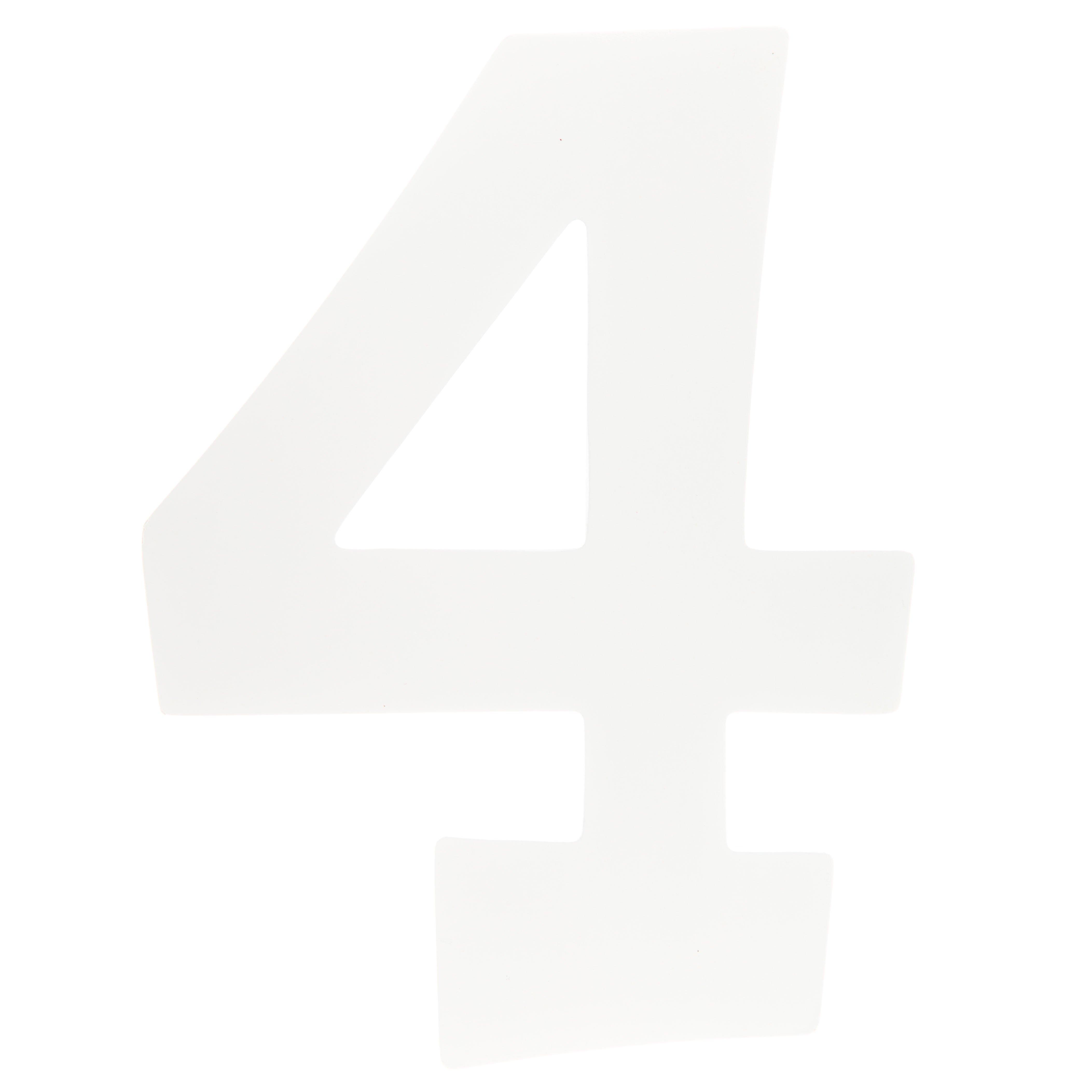 White Wood Number Wall Decor | Hobby Lobby | 244087