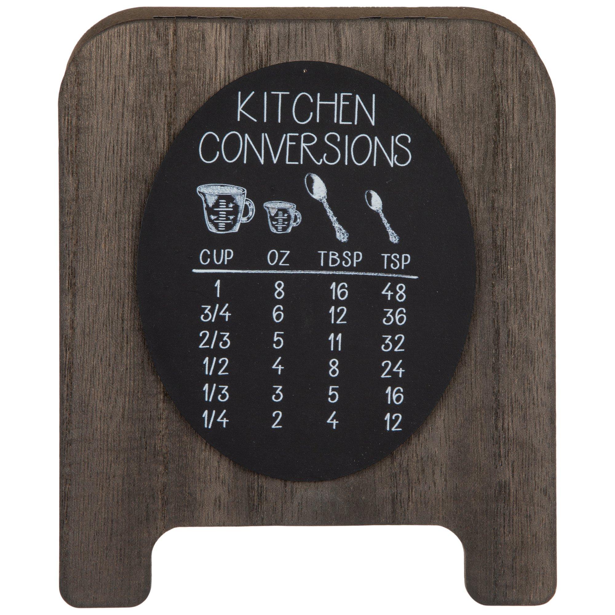 Kitchen Conversions Wood Decor | Hobby Lobby | 2441517