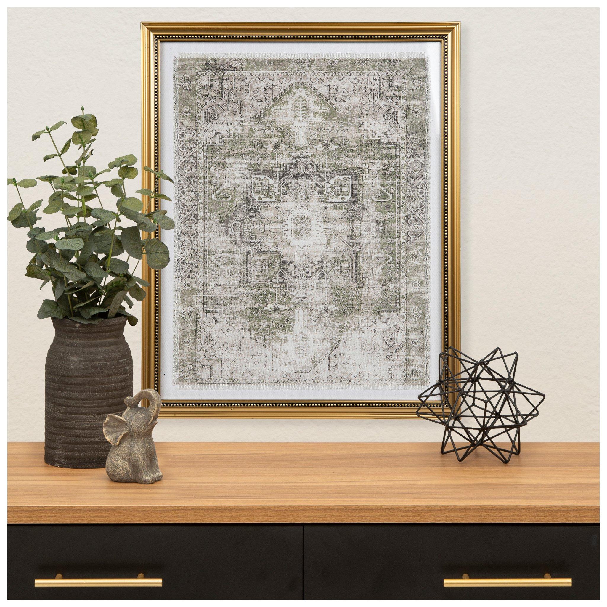 Gray Geometric Rug Framed Wall Decor | Hobby Lobby | 2441681