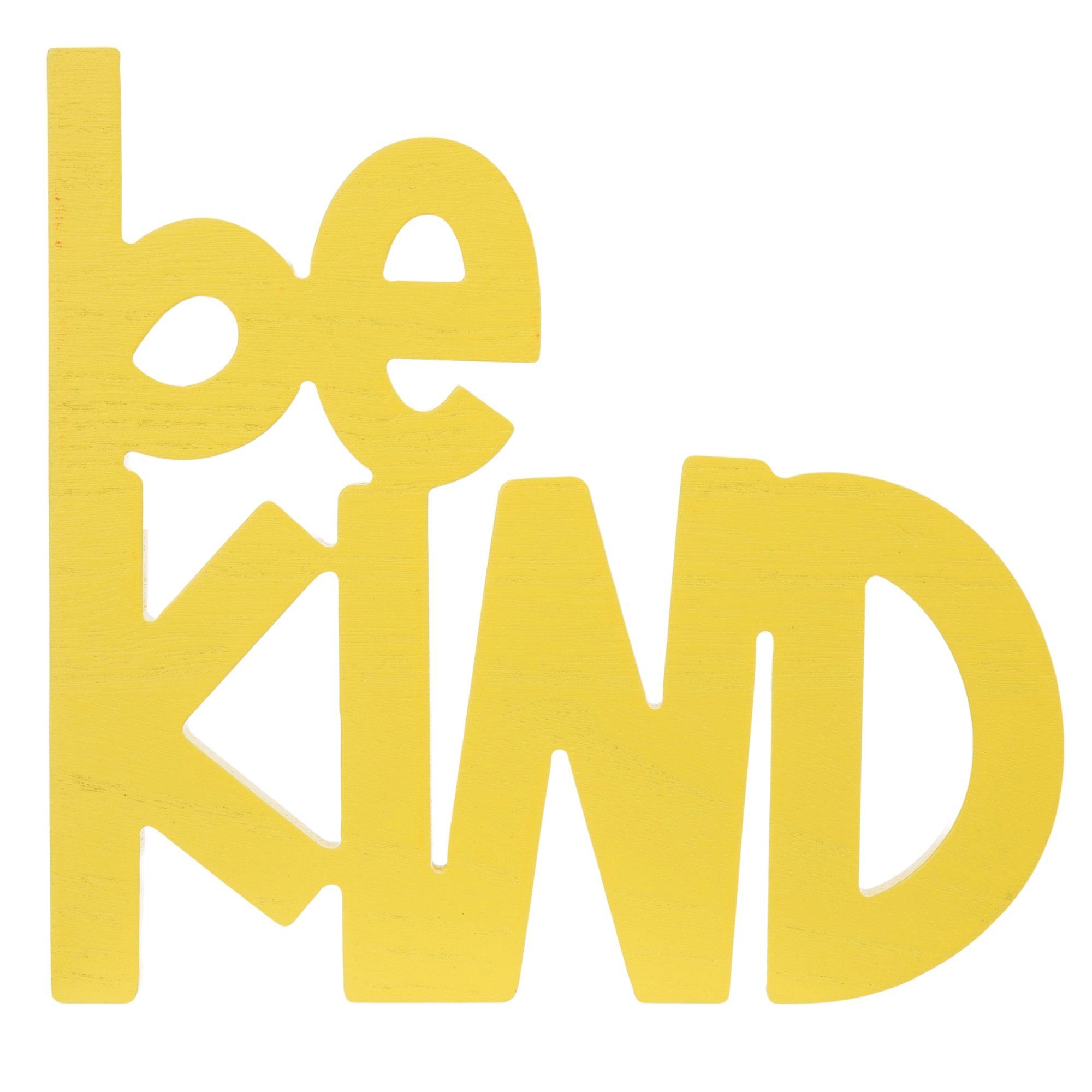 Yellow Be Kind Wood Wall Decor | Hobby Lobby | 2442184