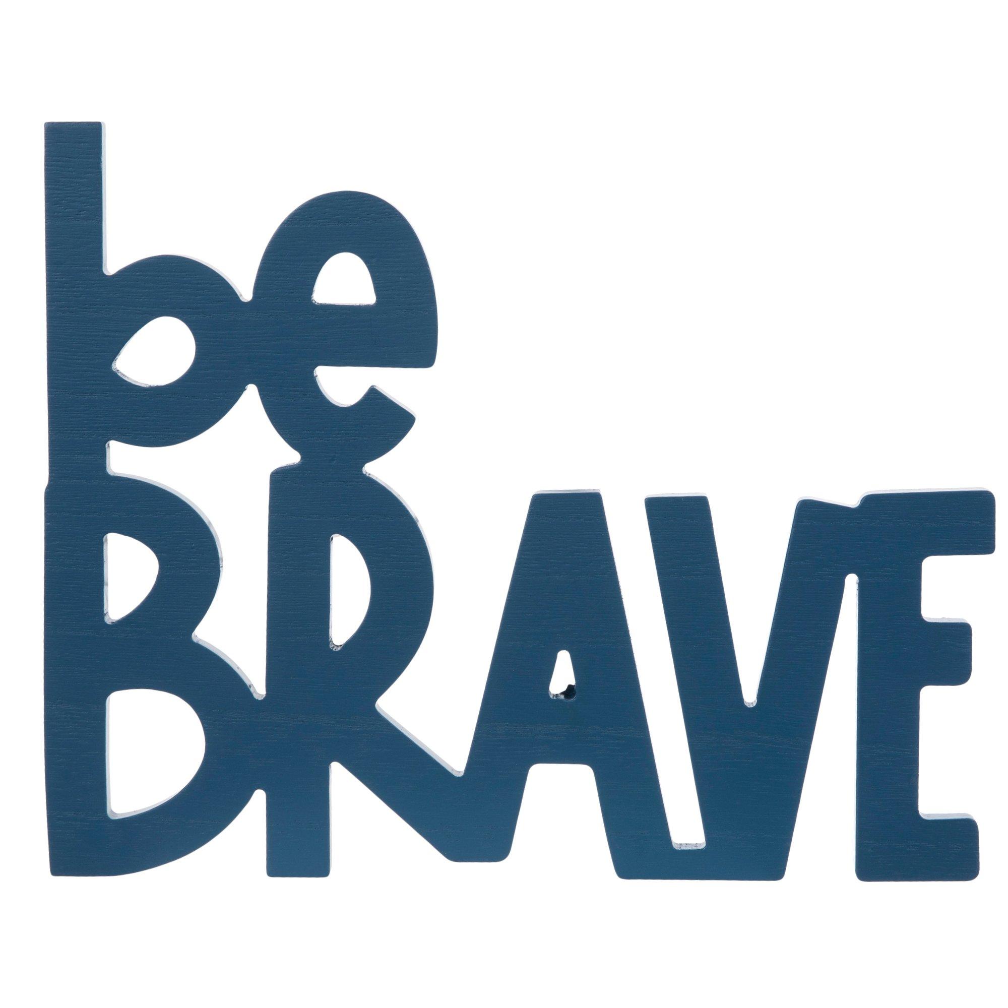 Blue Be Brave Wood Wall Decor | Hobby Lobby | 2442374