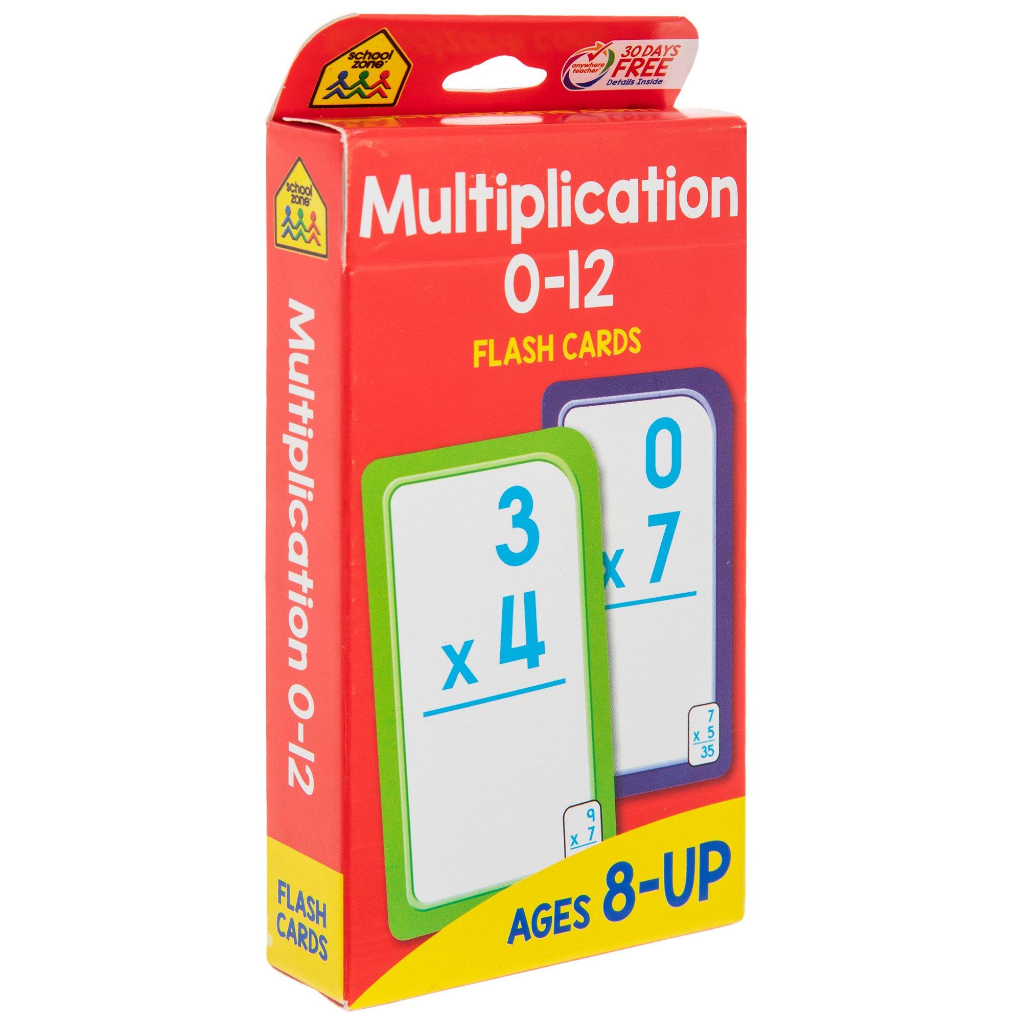 Multiplication 0-12 Flash Cards | Hobby Lobby | 2442812