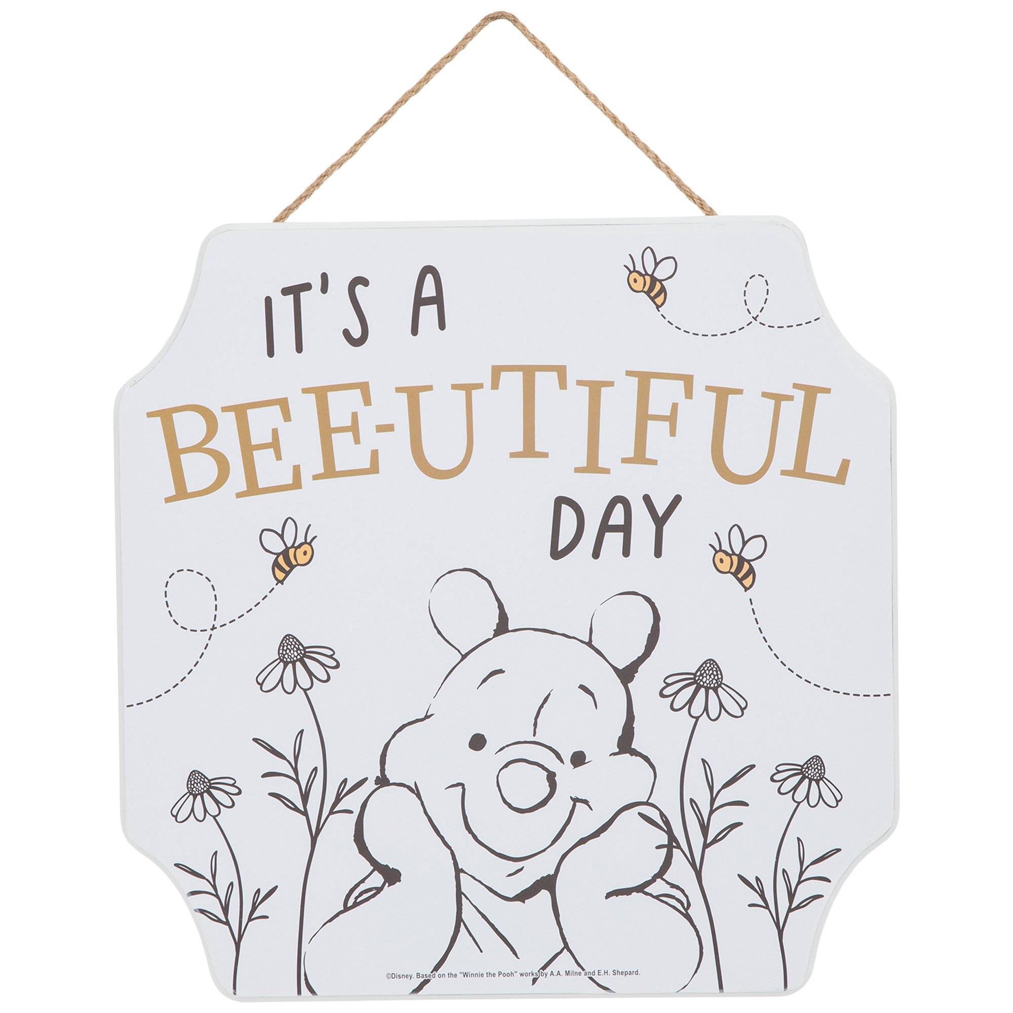 Bee-Utiful Winnie The Pooh Wood Wall Decor | Hobby Lobby | 2443000