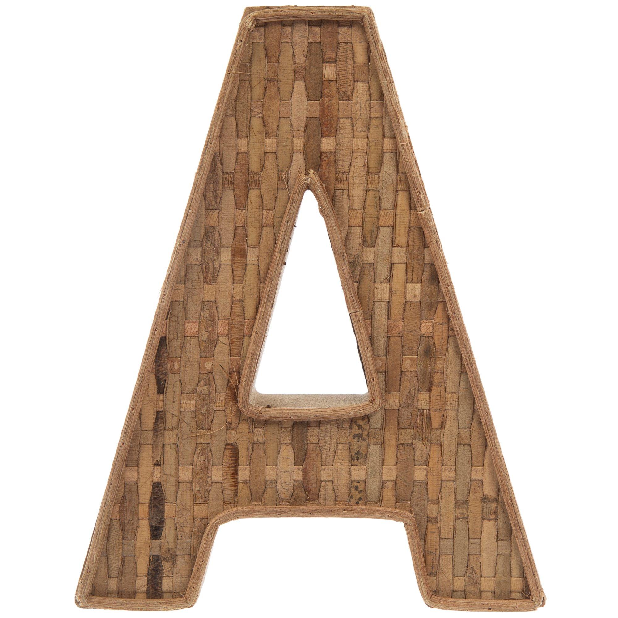 Rattan Alphabet Letter Wall Decor | Hobby Lobby | 2446714