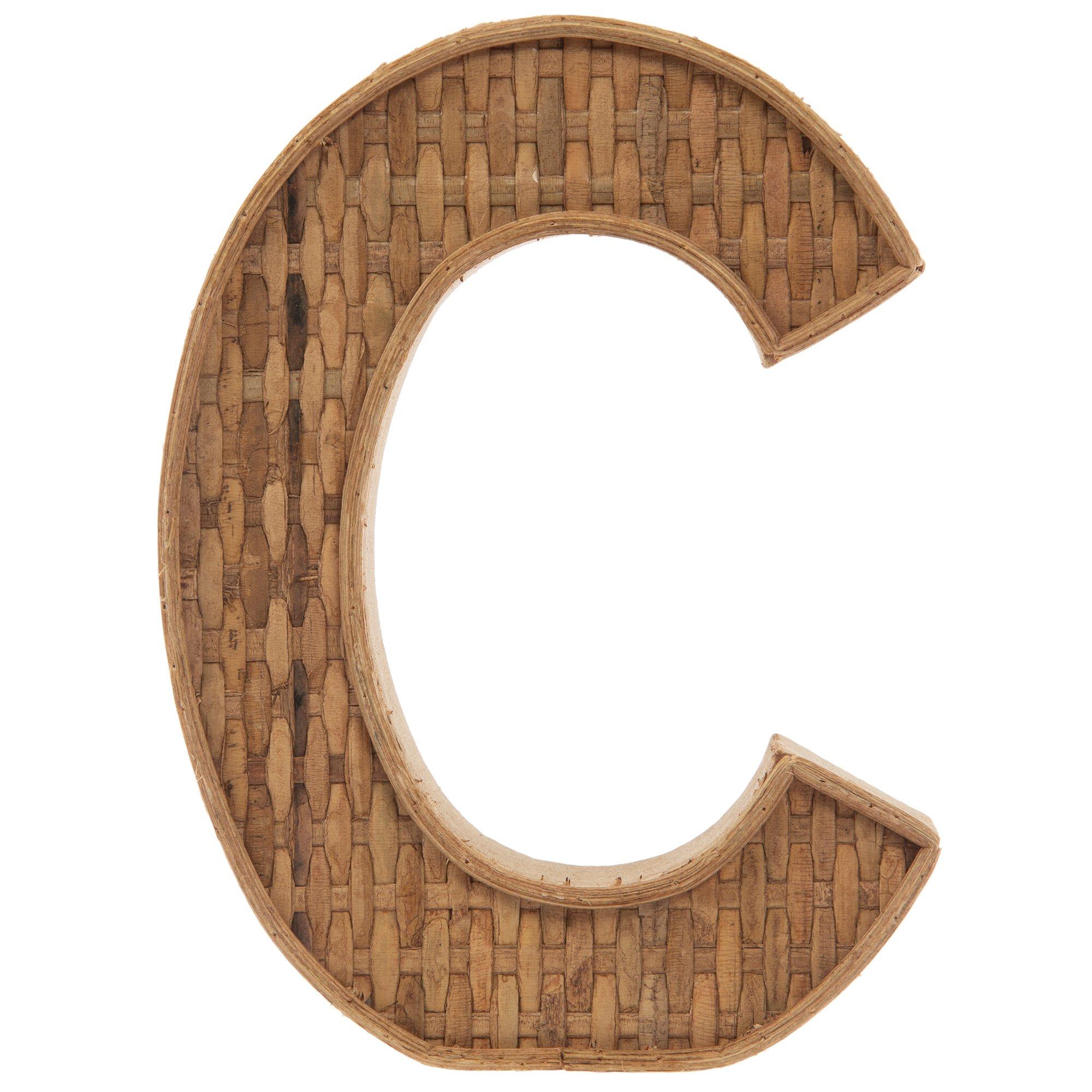 Rattan Alphabet Letter Wall Decor | Hobby Lobby | 2446730