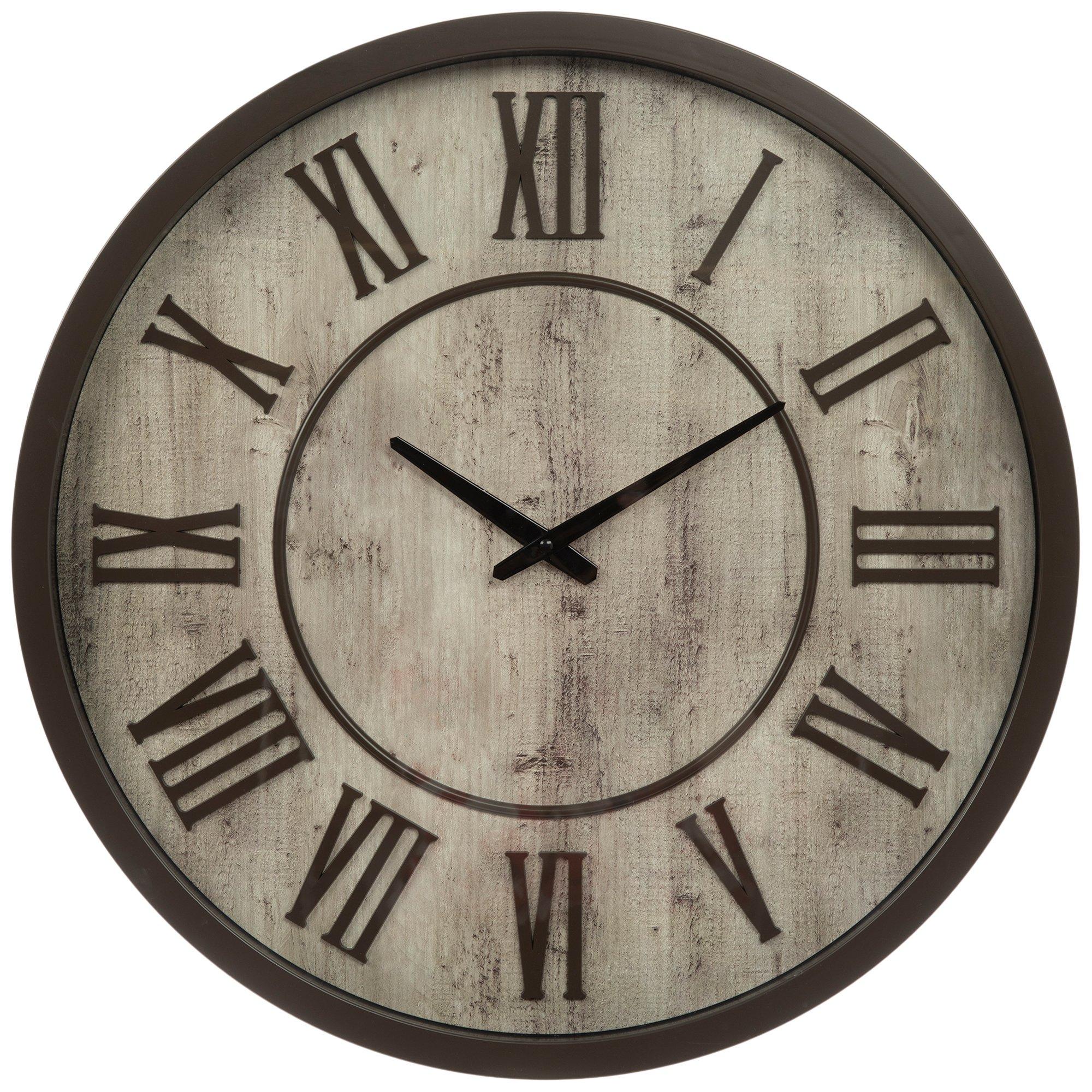 Woodgrain Wall Clock | Hobby Lobby | 2446987