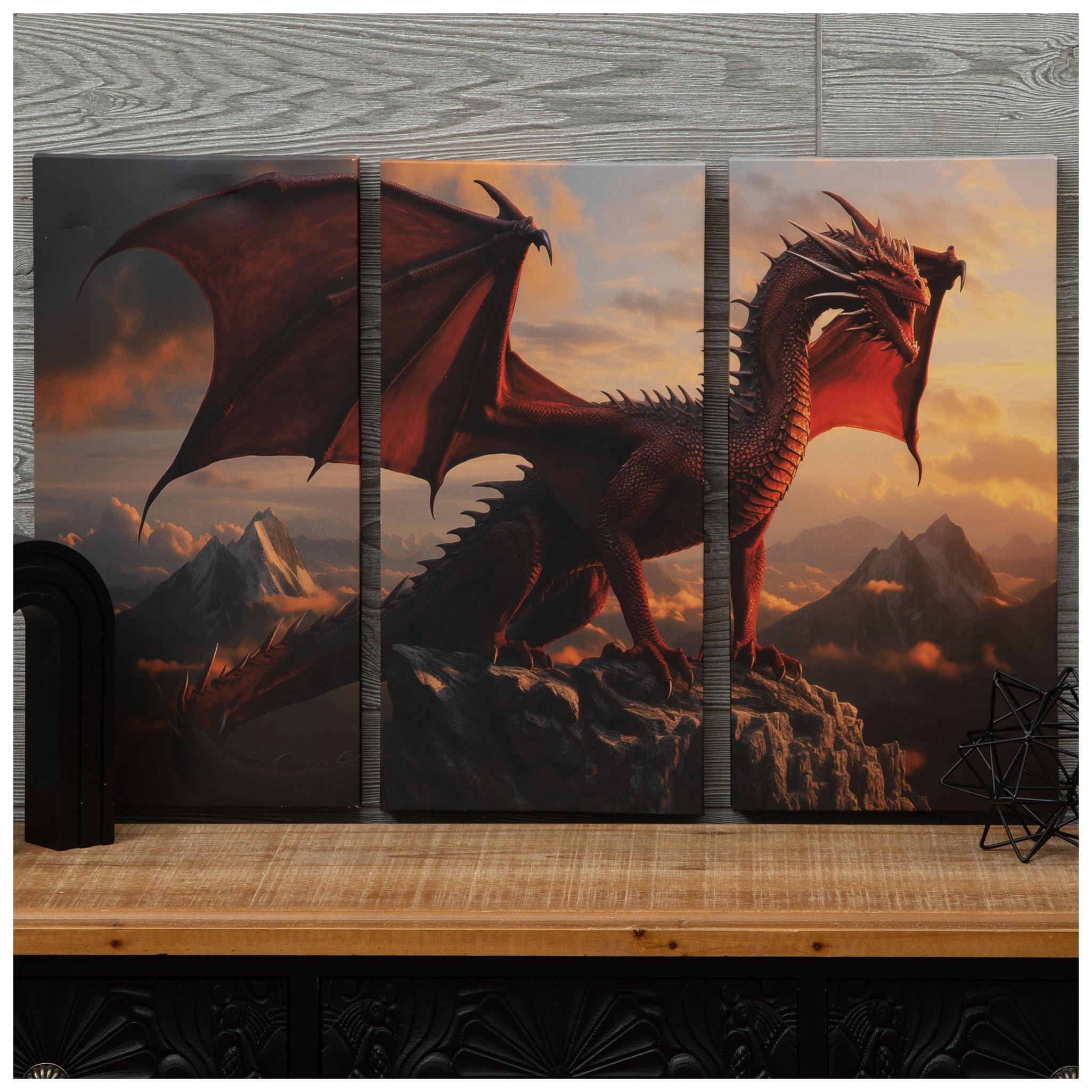 Dragon Canvas Wall Decor Set | Hobby Lobby | 2447217