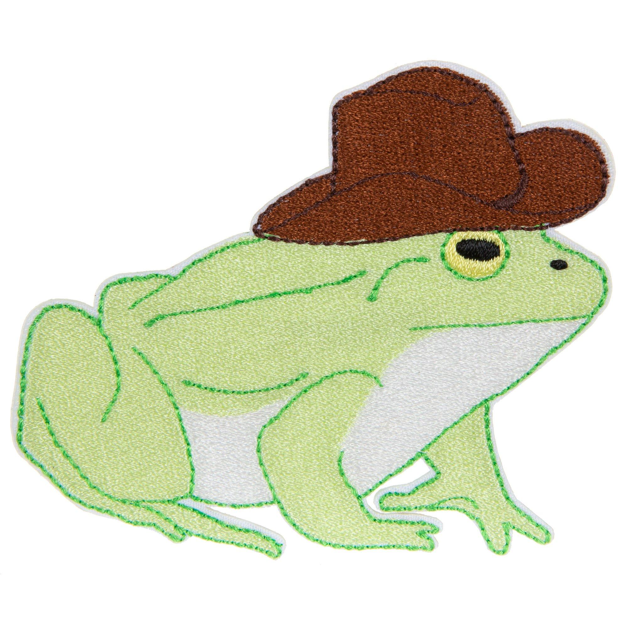 Cowboy Frog Iron-On & Sticker Patch | Hobby Lobby | 2449759