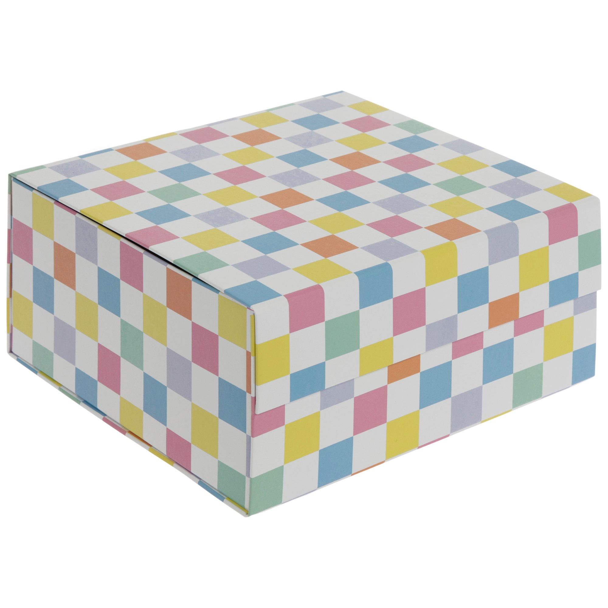 Pastel Checkered Square Box | Hobby Lobby | 2450195