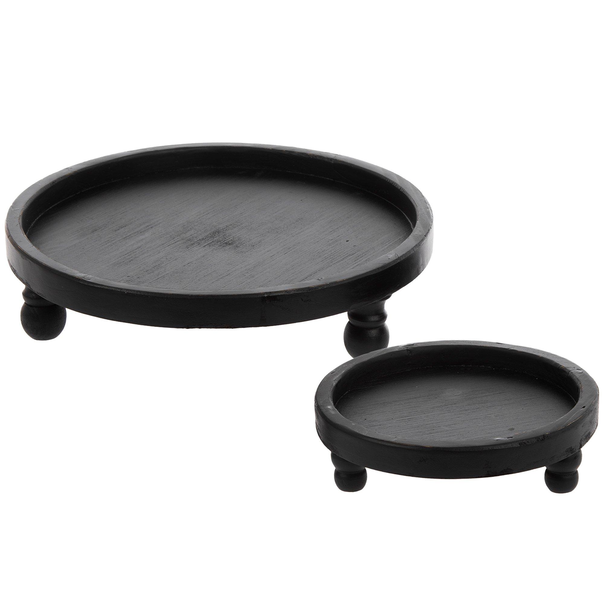 Round Black Wood Riser Set | Hobby Lobby | 2450245
