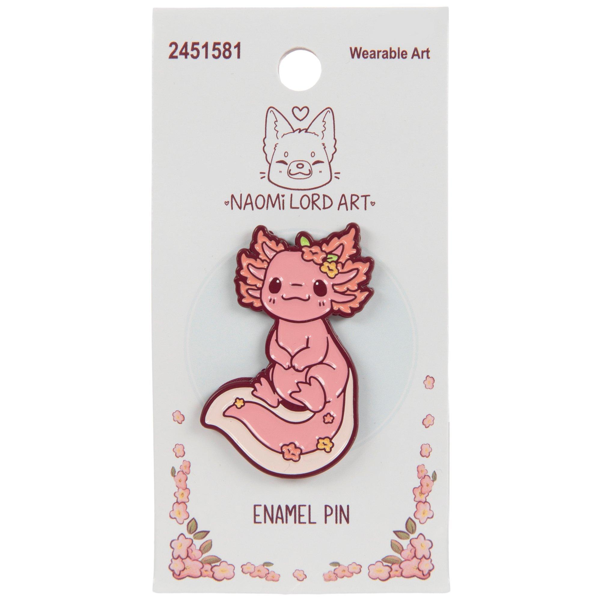 Pink Axolotl Enamel Pin | Hobby Lobby | 2451581