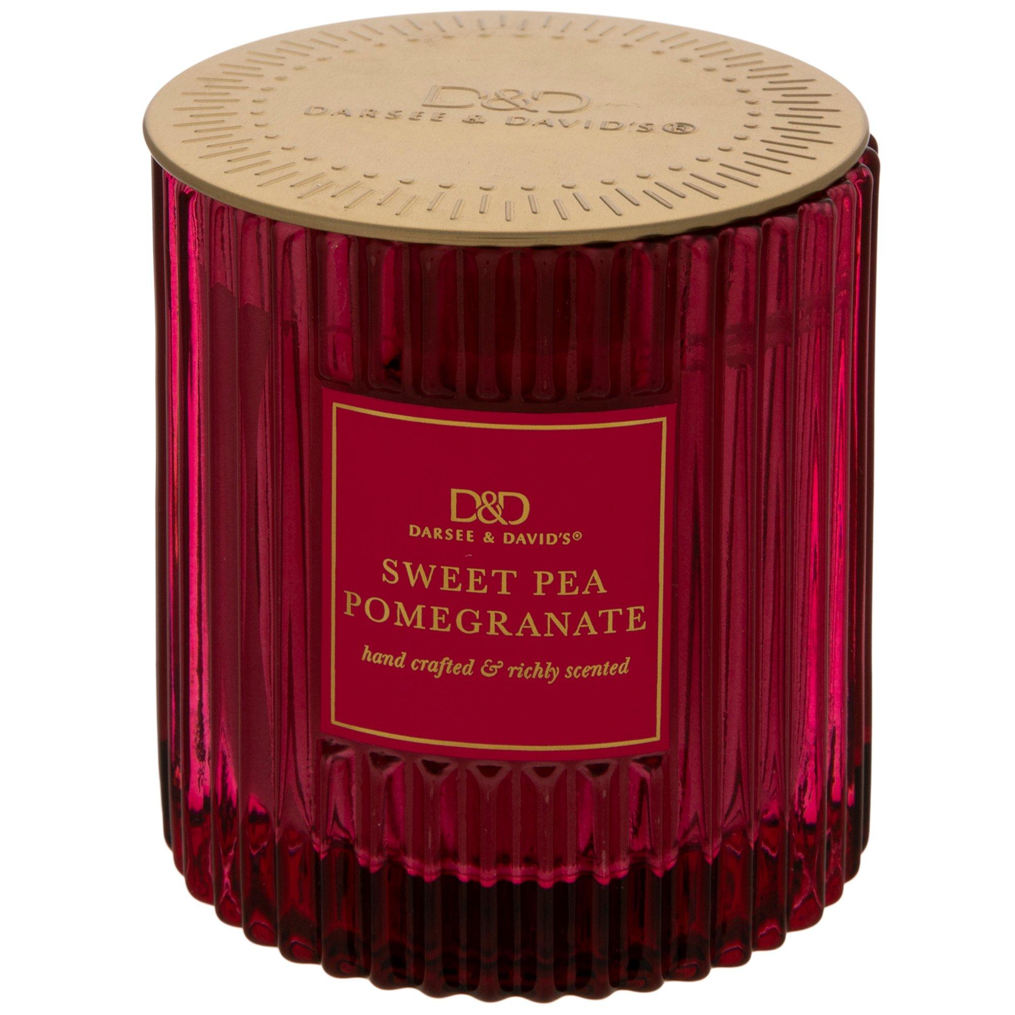 Sweet Pea Pomegranate Ribbed Jar Candle | Hobby Lobby | 2453876