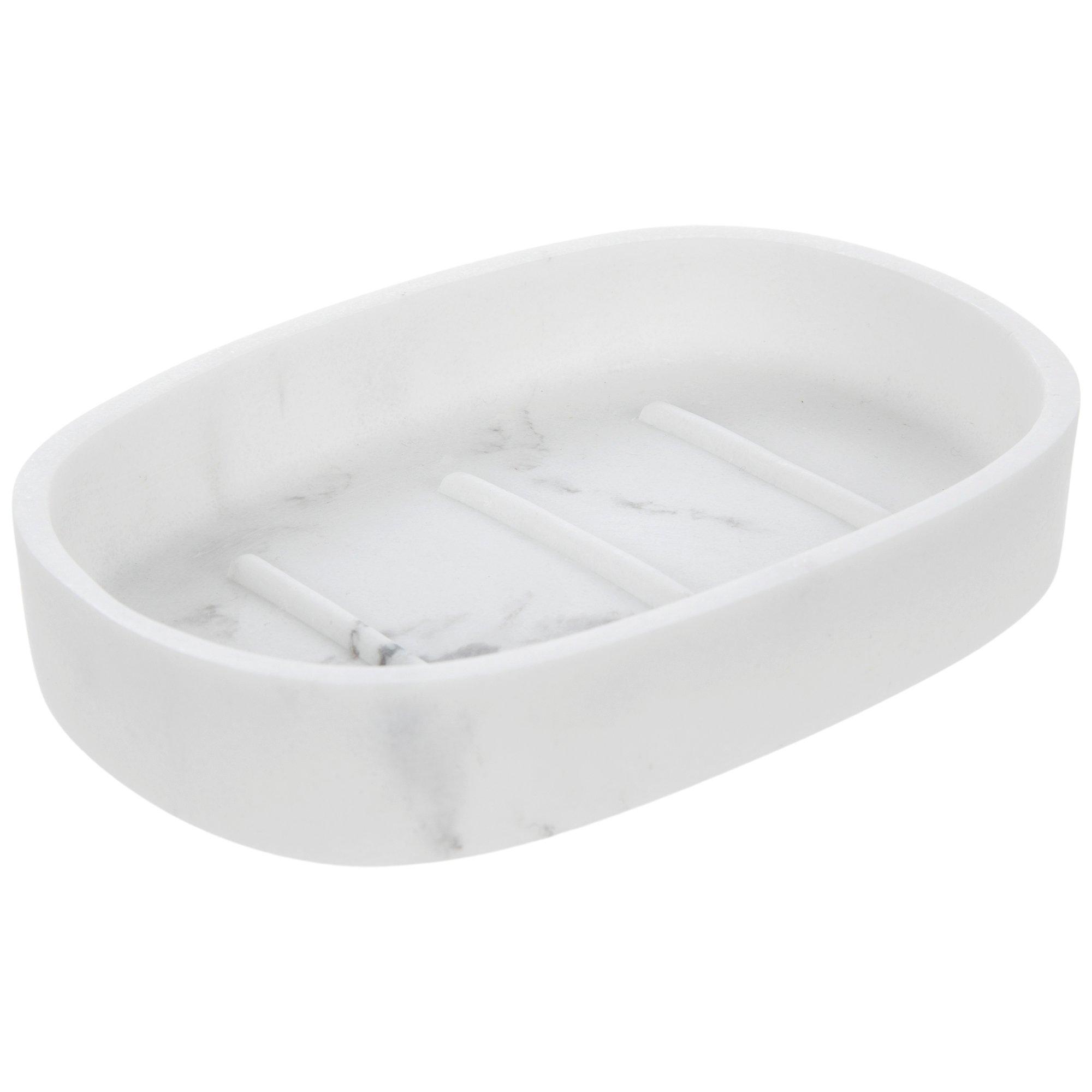 White Marble Soap Dish | Hobby Lobby | 2454320