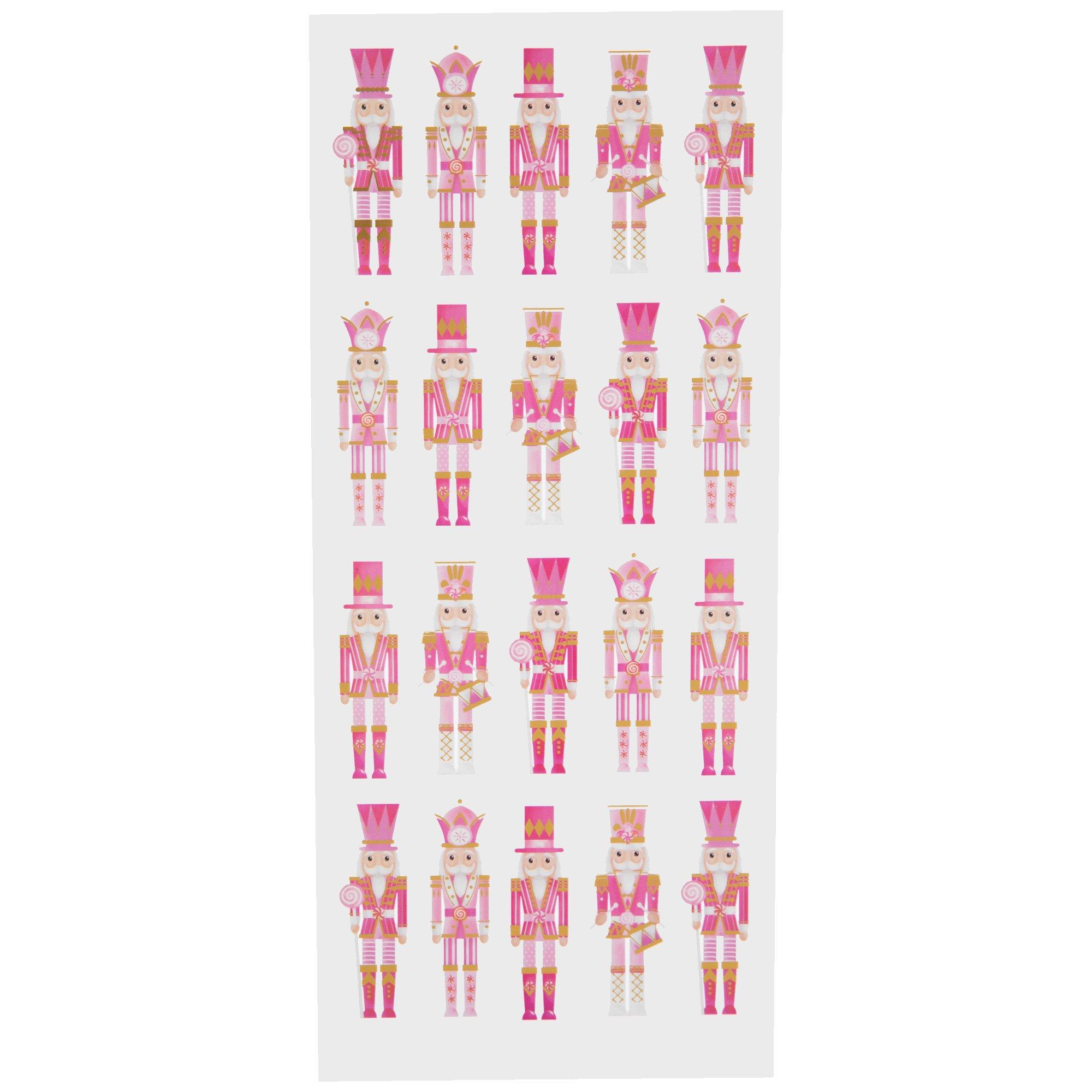 Pink Nutcracker Foil Stickers | Hobby Lobby | 2454981