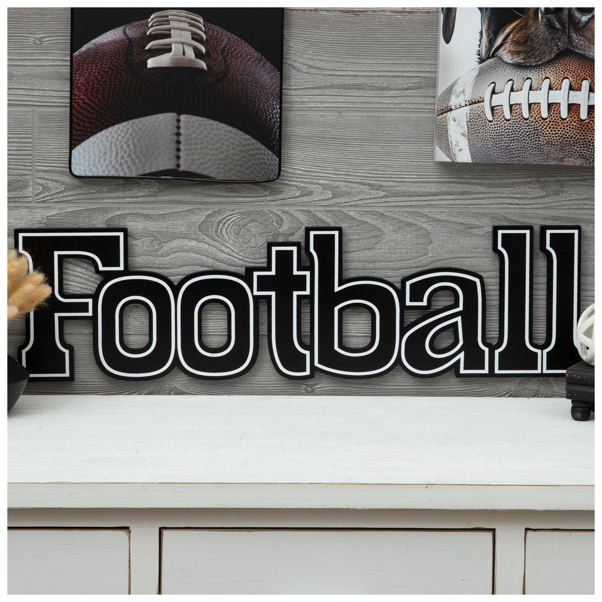 Football Wood Wall Decor | Hobby Lobby | 2455814