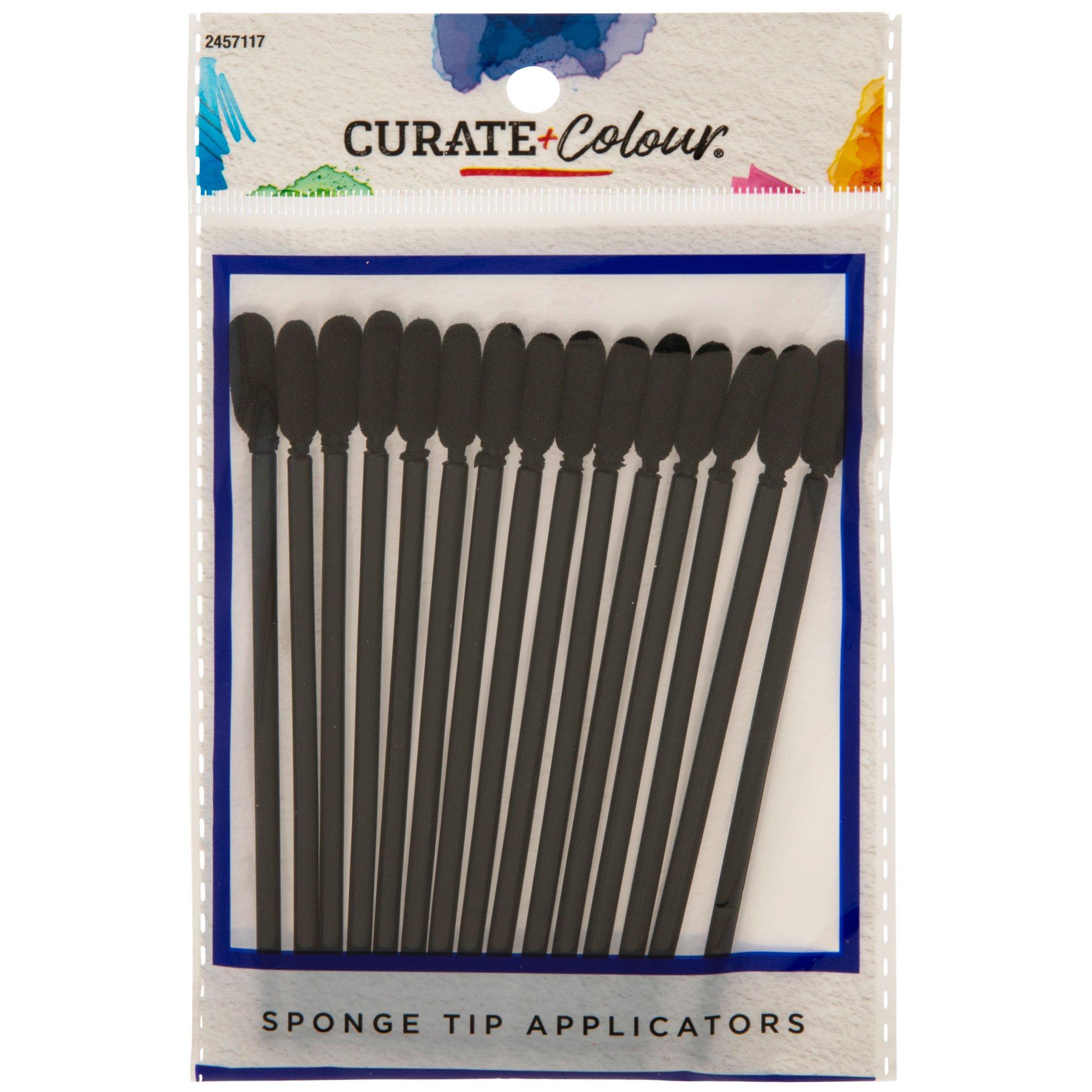 Curate + Colour Sponge Tip Applicators - 15 Piece Set | Hobby Lobby ...
