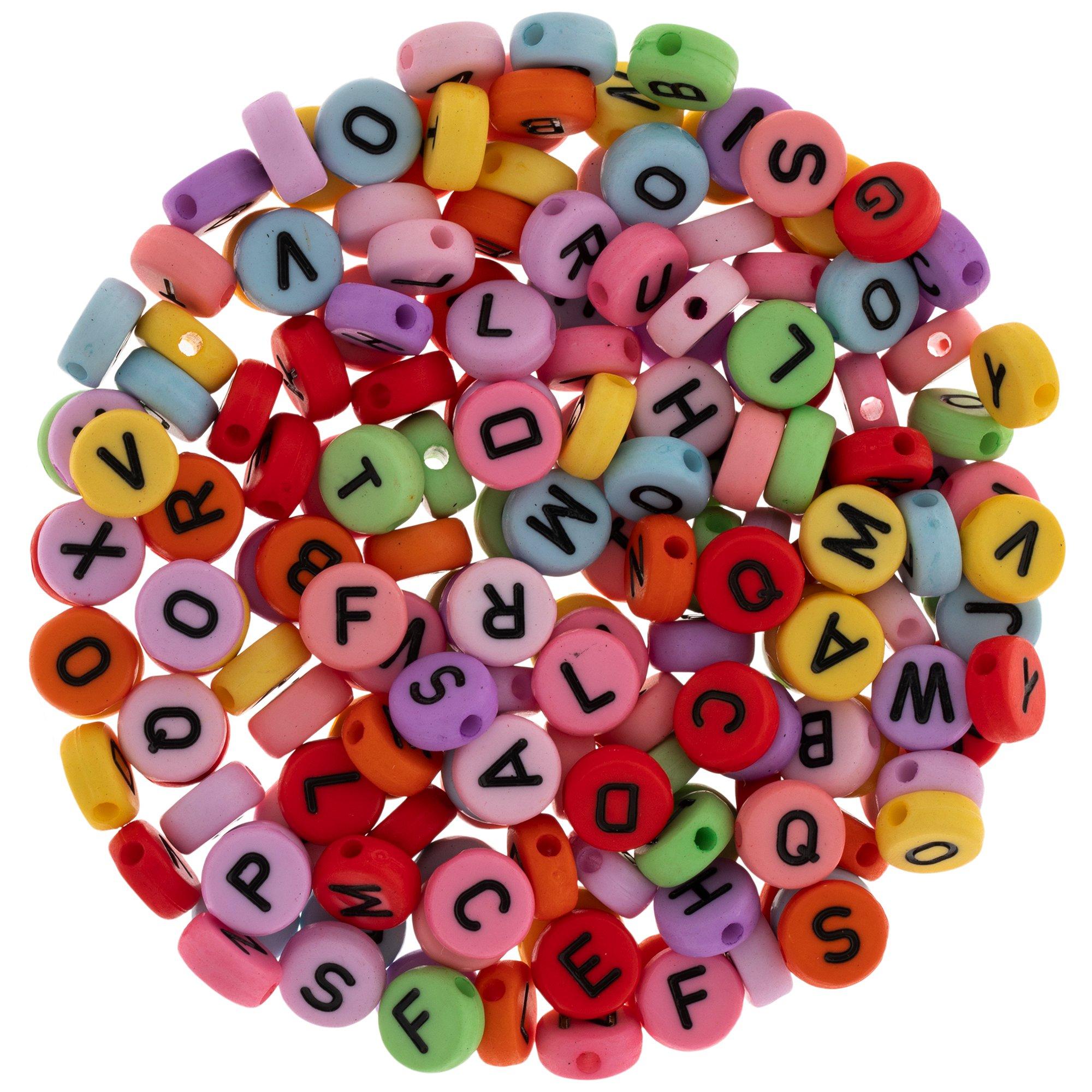Pastel & Bright Alphabet Beads | Hobby Lobby | 2458610