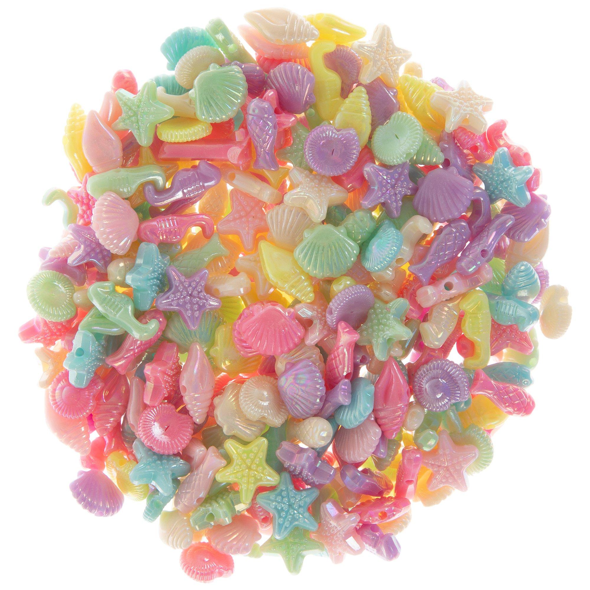Sea Life Acrylic AB Beads | Hobby Lobby | 2458776