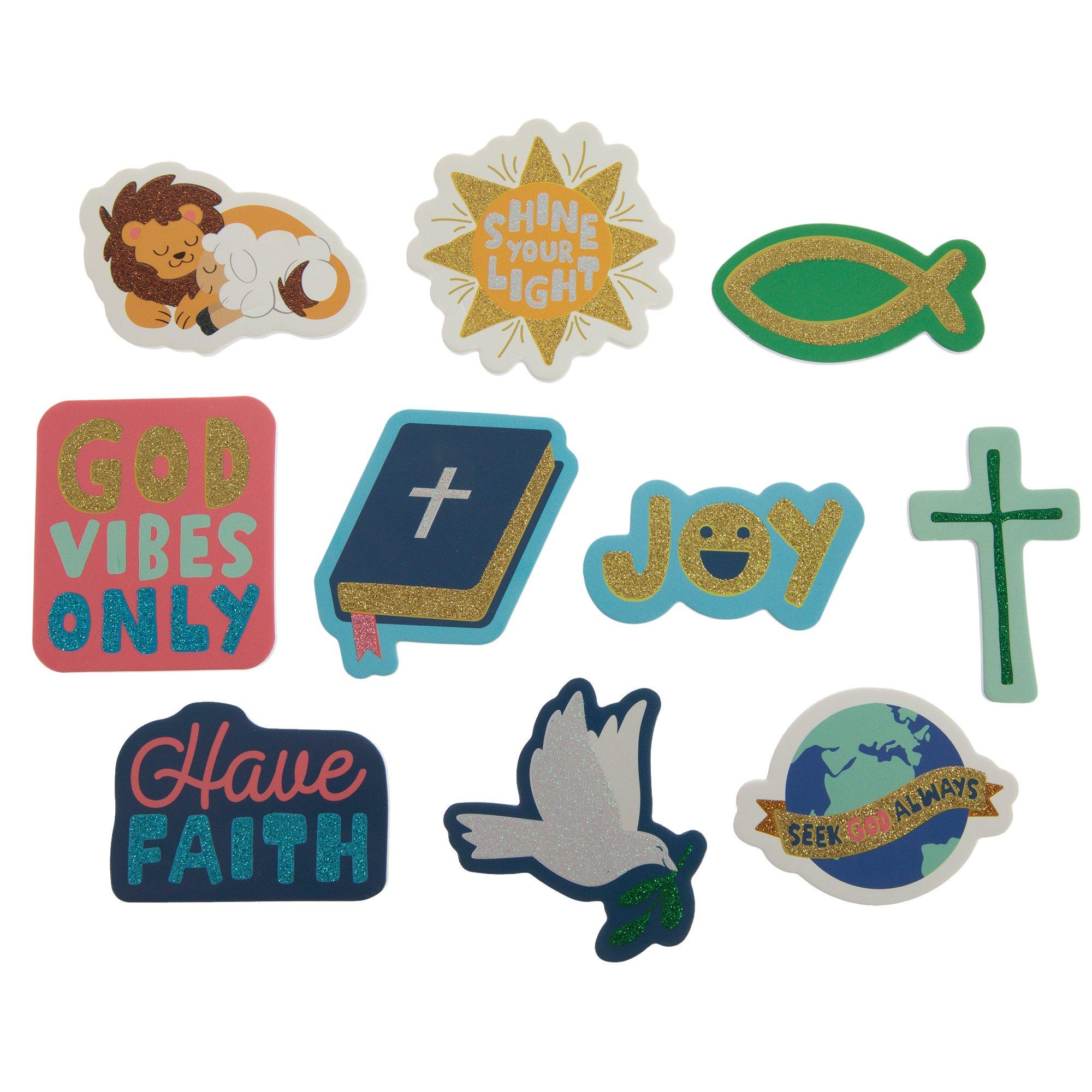 Glitter Faith Foam Stickers | Hobby Lobby | 2460608