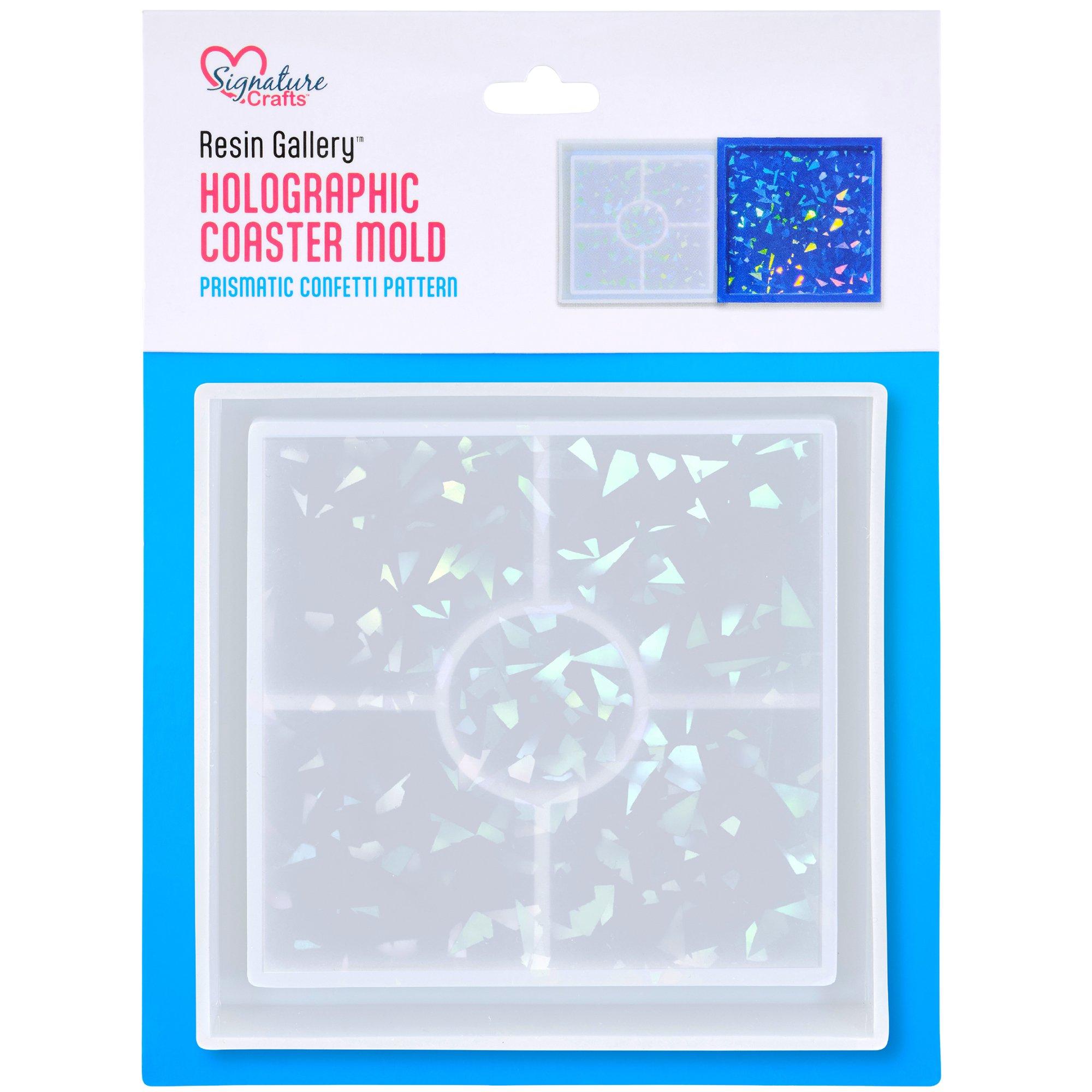 Square Coaster Holographic Silicone Mold | Hobby Lobby | 2464238