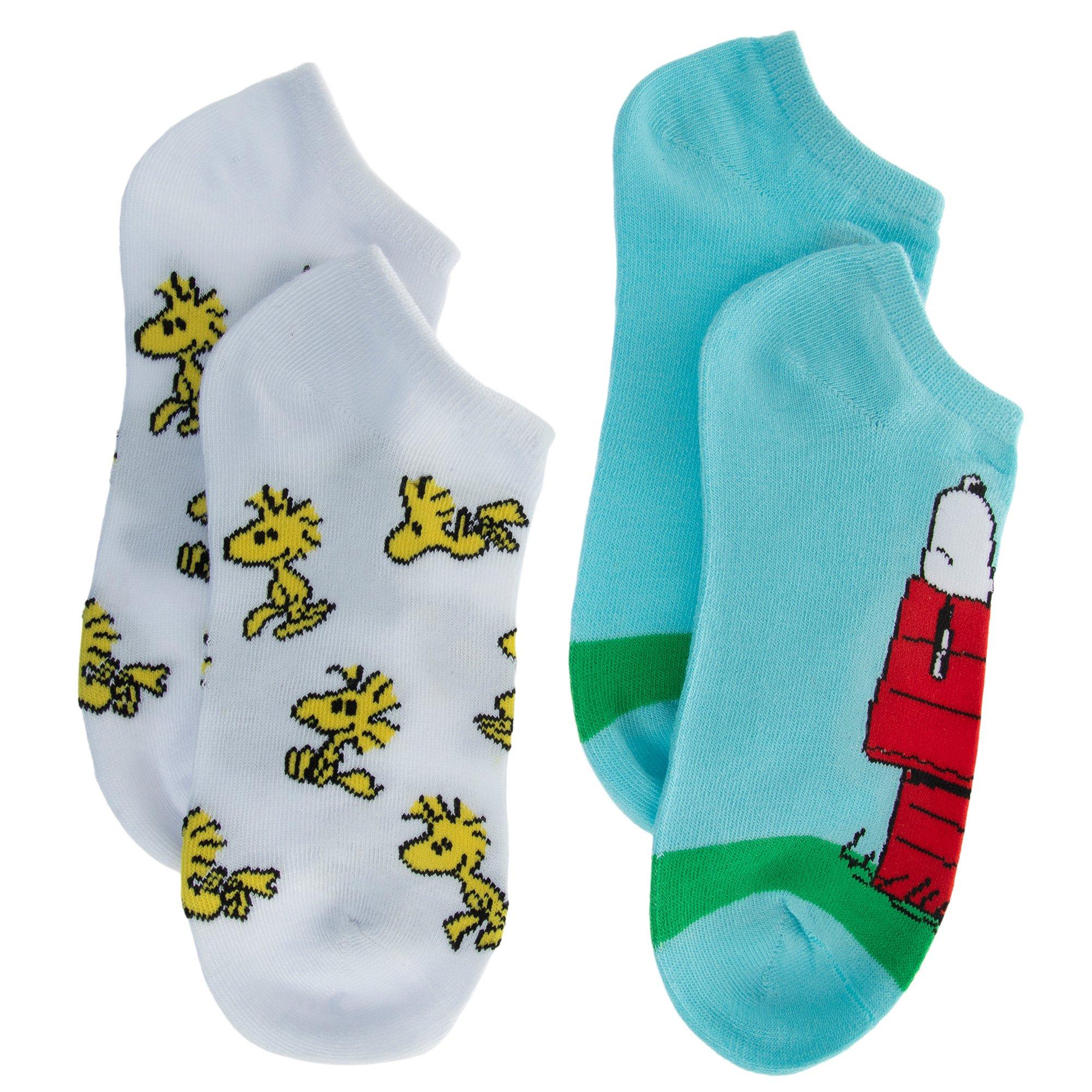 Snoopy & Woodstock Low Cut Socks | Hobby Lobby | 2465409