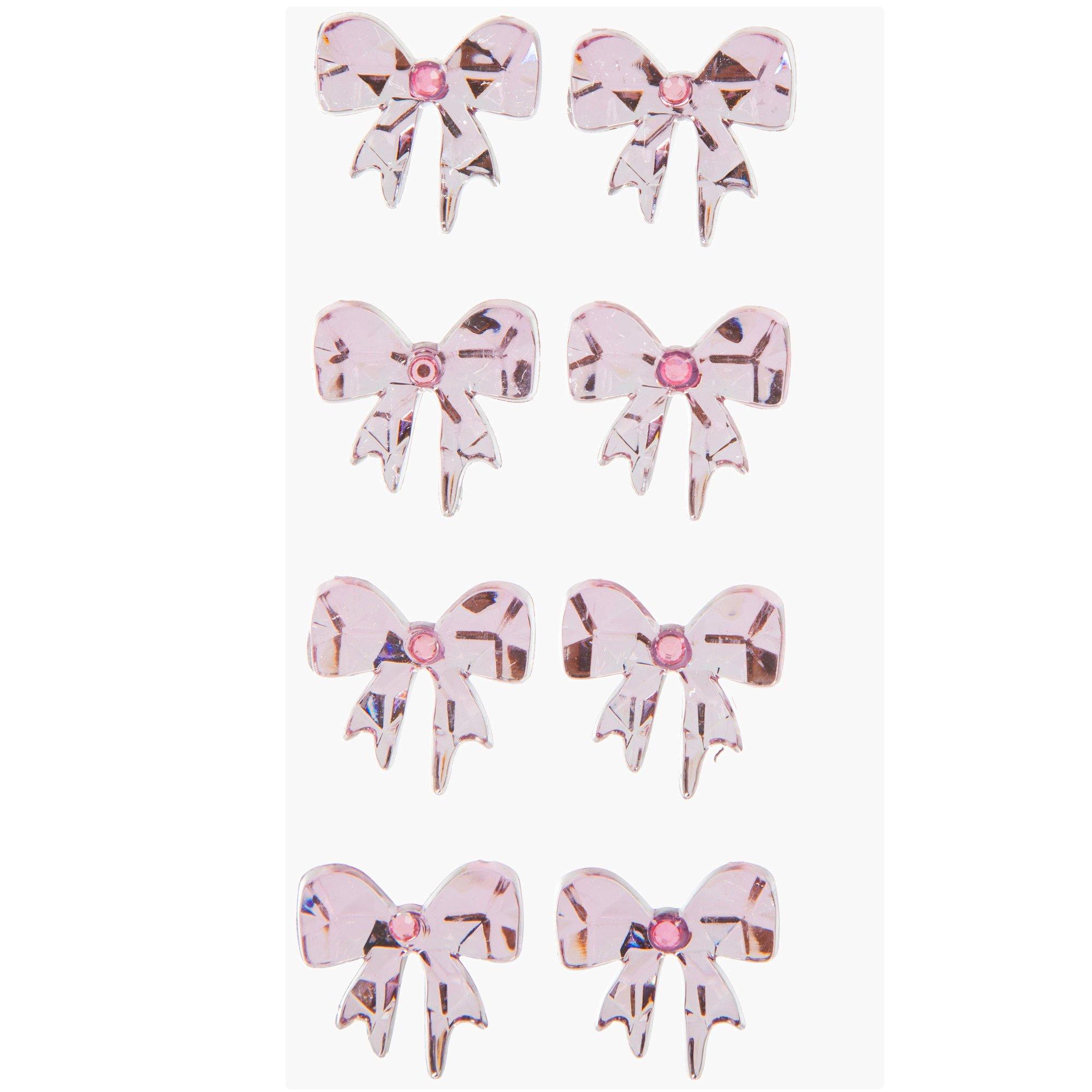 Pink Bow Rhinestone Stickers | Hobby Lobby | 2466662