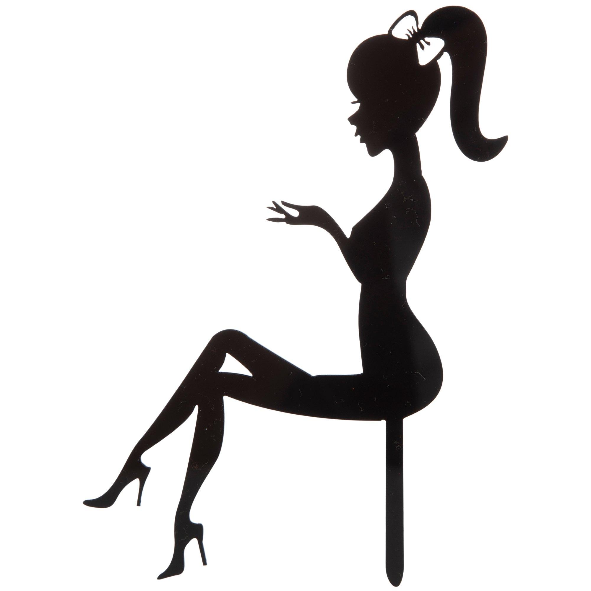 Girl Silhouette Cake Topper | Hobby Lobby | 2467967
