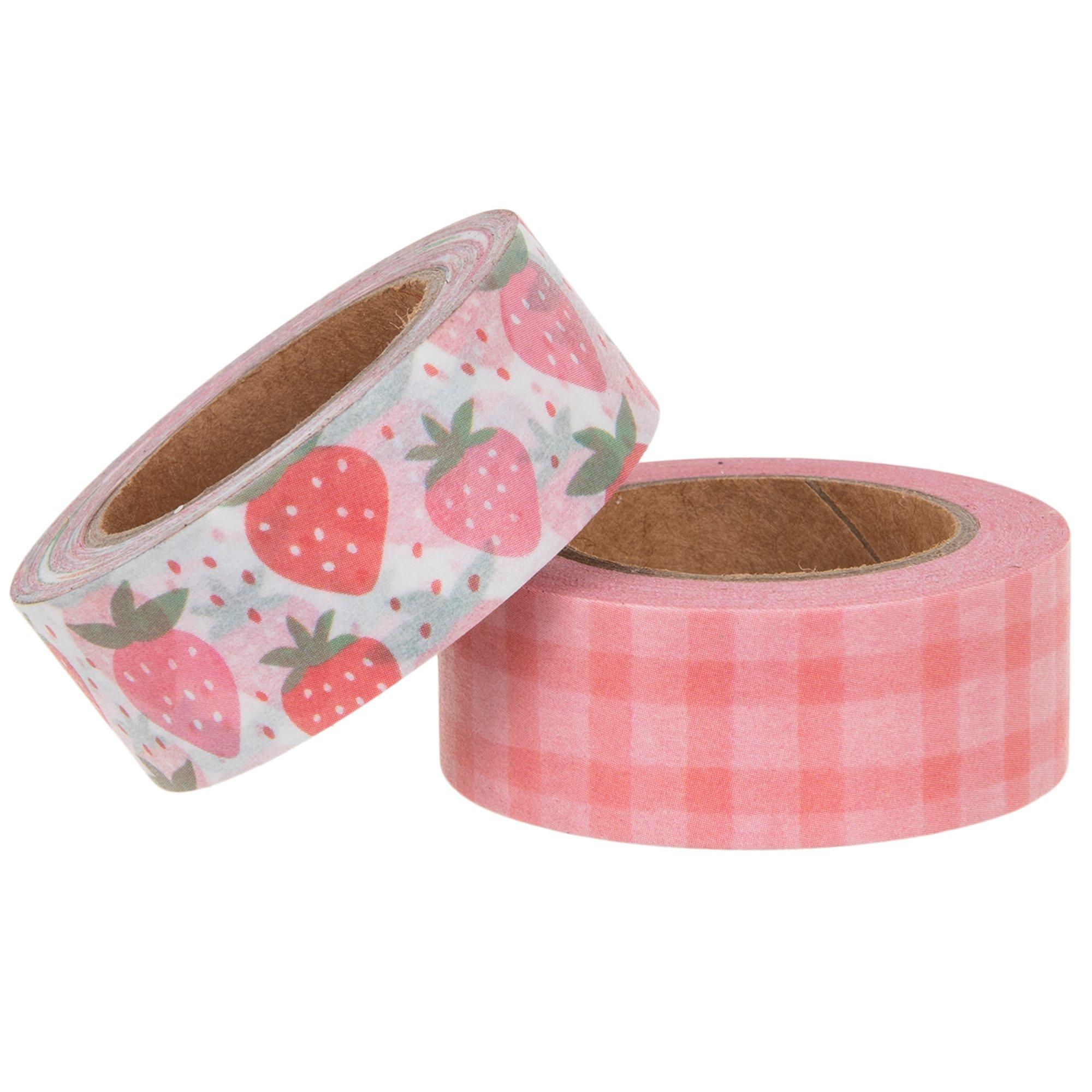 Strawberry & Checkered Washi Tape | Hobby Lobby | 2468601