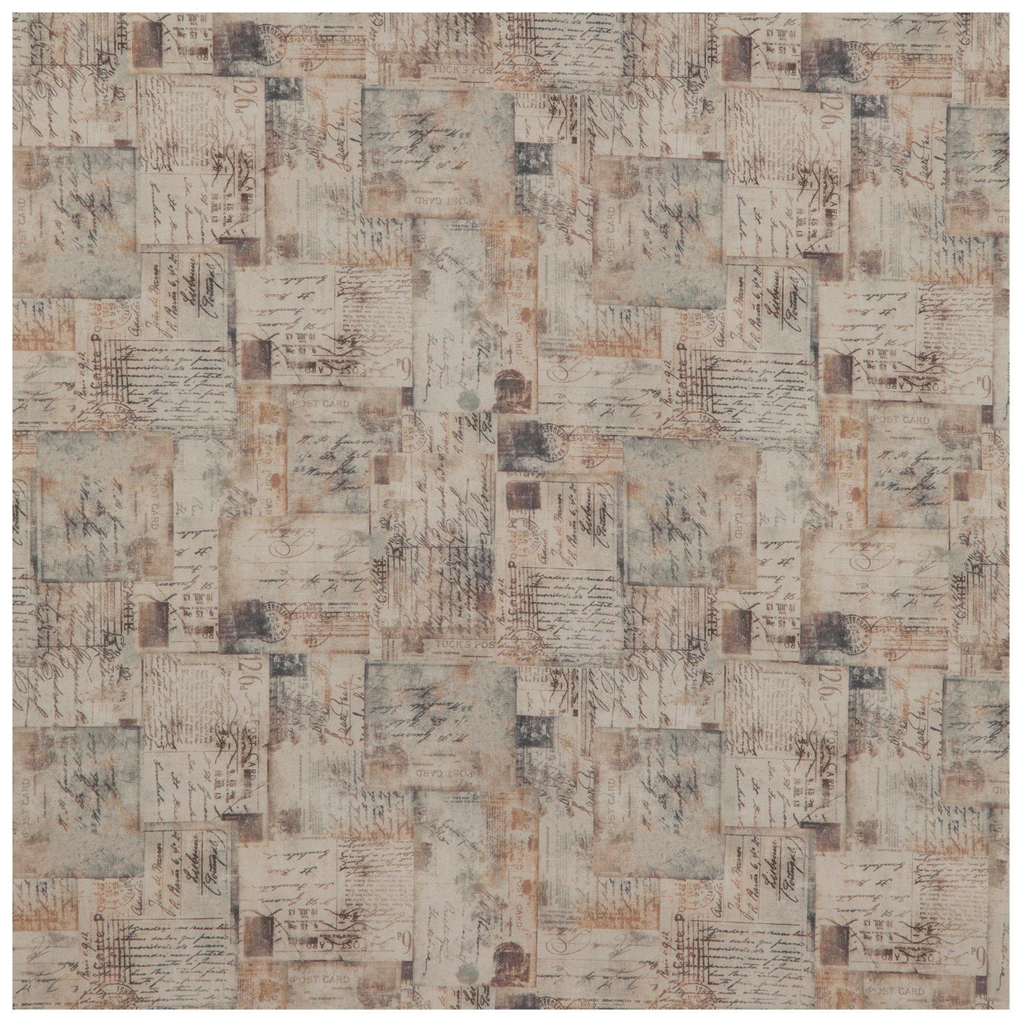 Ephemera Envelopes Cotton Calico Fabric | Hobby Lobby | 2469054