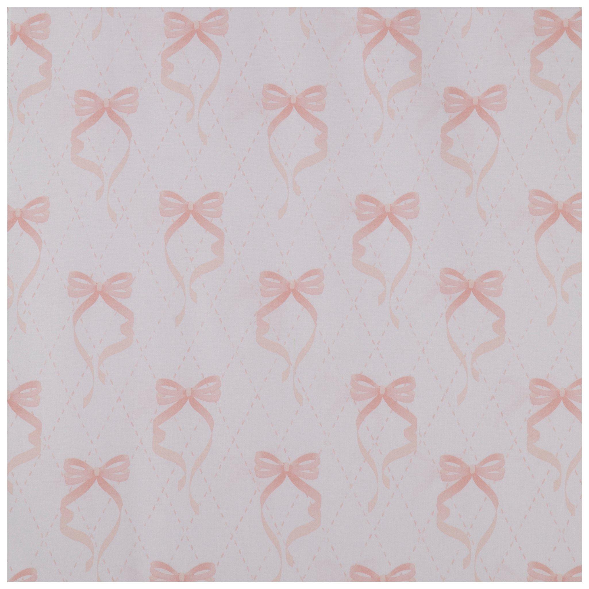 Pink Bows Cotton Calico Fabric | Hobby Lobby | 2469302