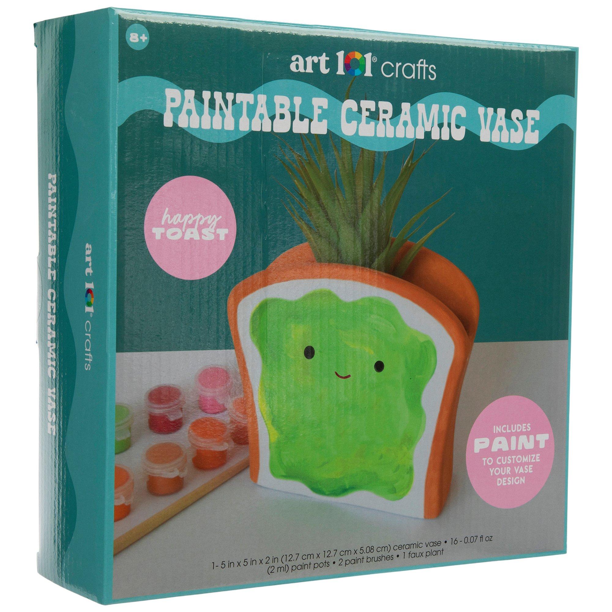 Paintable Ceramic Toast Vase Kit | Hobby Lobby | 2469419