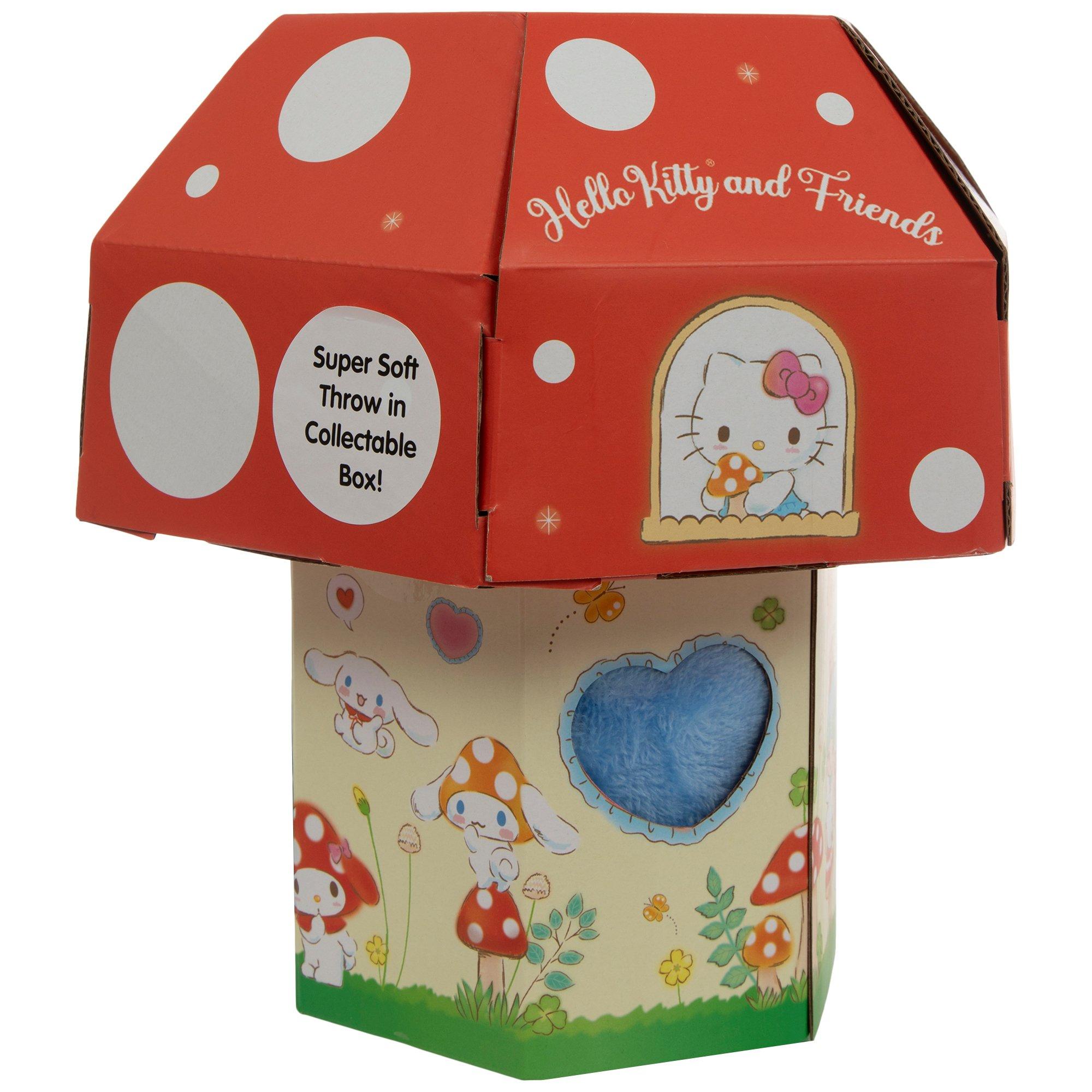 Hello Kitty Mushroom Throw Blanket In Collectible Box | Hobby Lobby ...