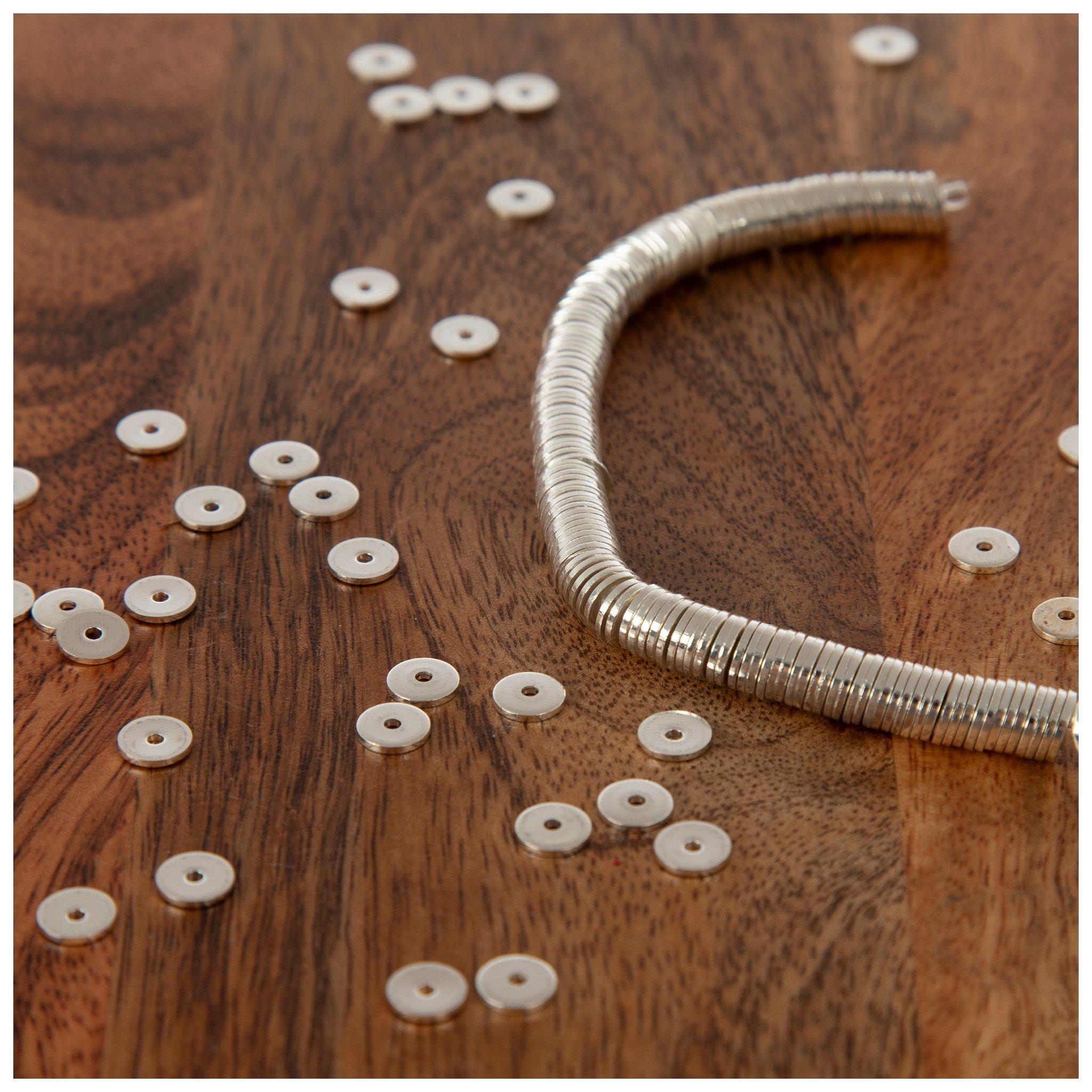 Shiny Metal Disc Bead Strand | Hobby Lobby | 2472637