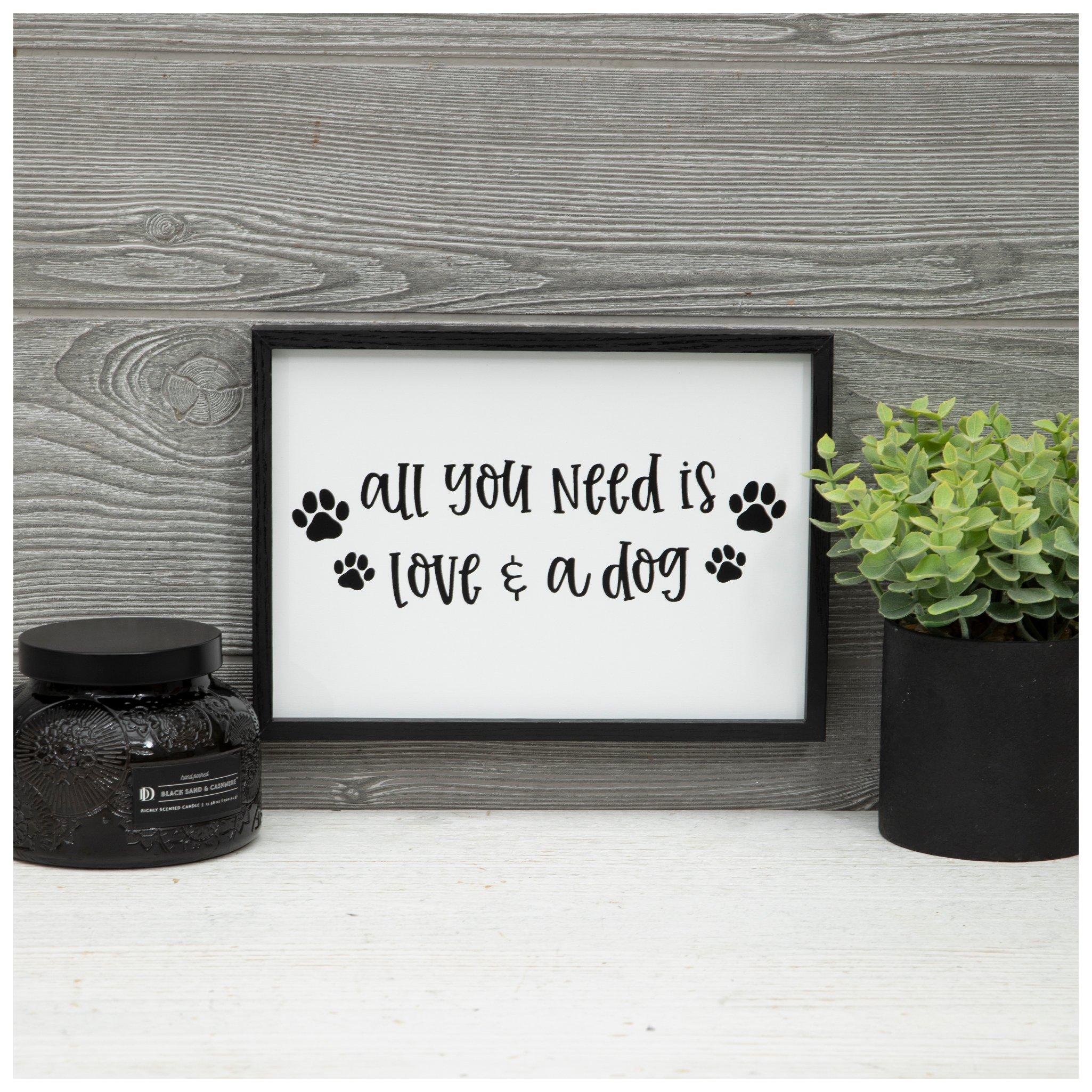 Love & A Dog Wood Wall Decor | Hobby Lobby | 2474591