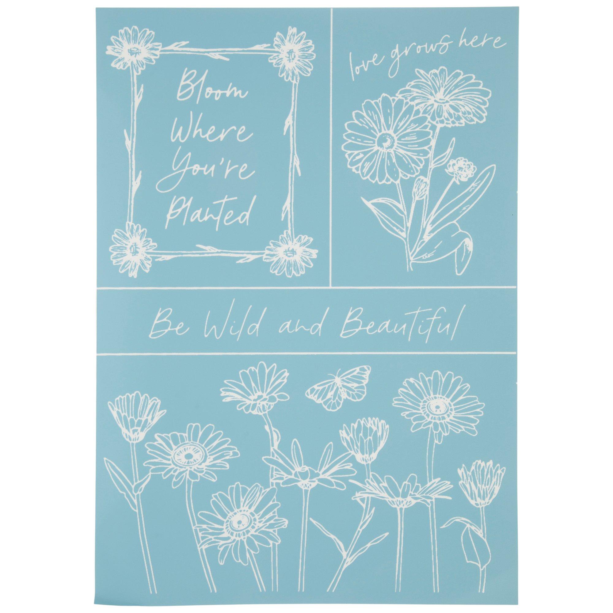 Wild Blooms Stencil | Hobby Lobby | 2474807