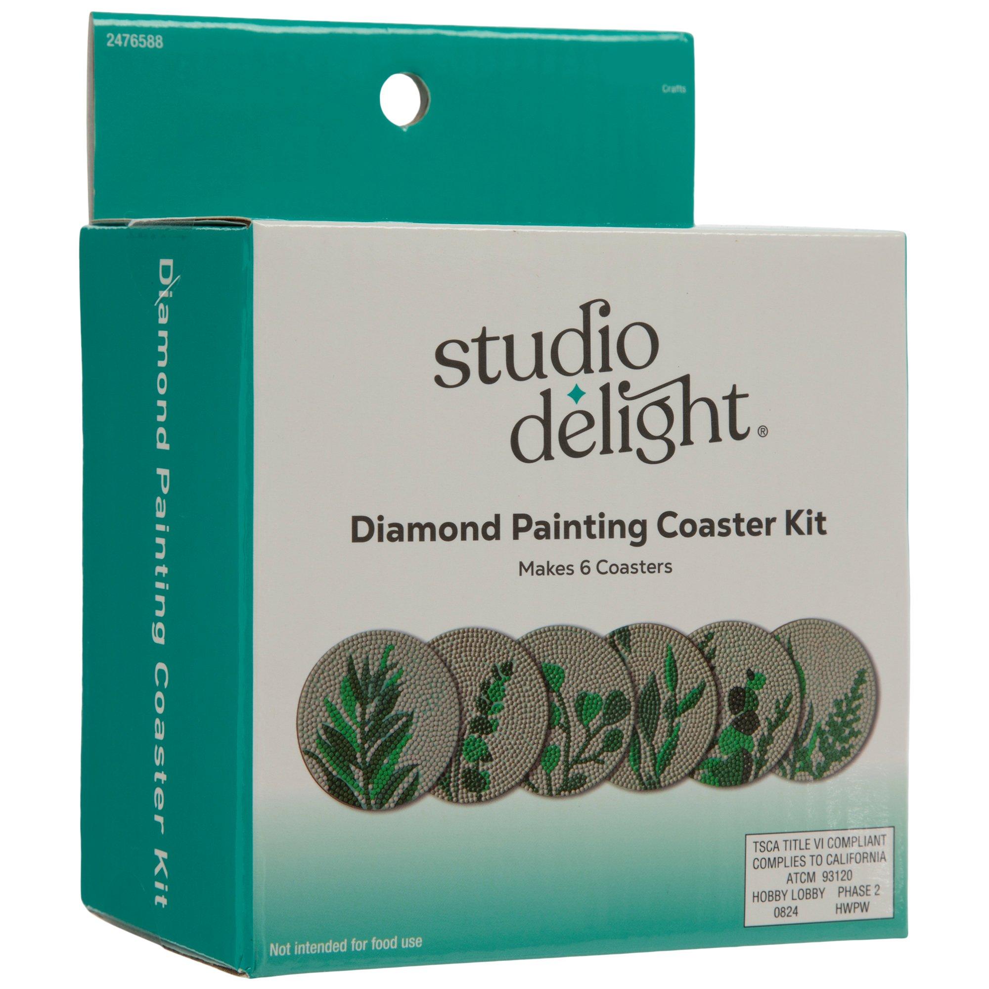 Botanical Coasters Diamond Painting Kit | Hobby Lobby | 2476588