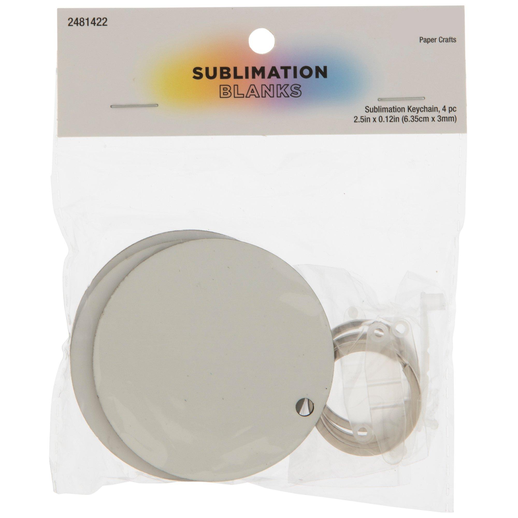 Round Keychain Sublimation Blanks | Hobby Lobby | 2481422