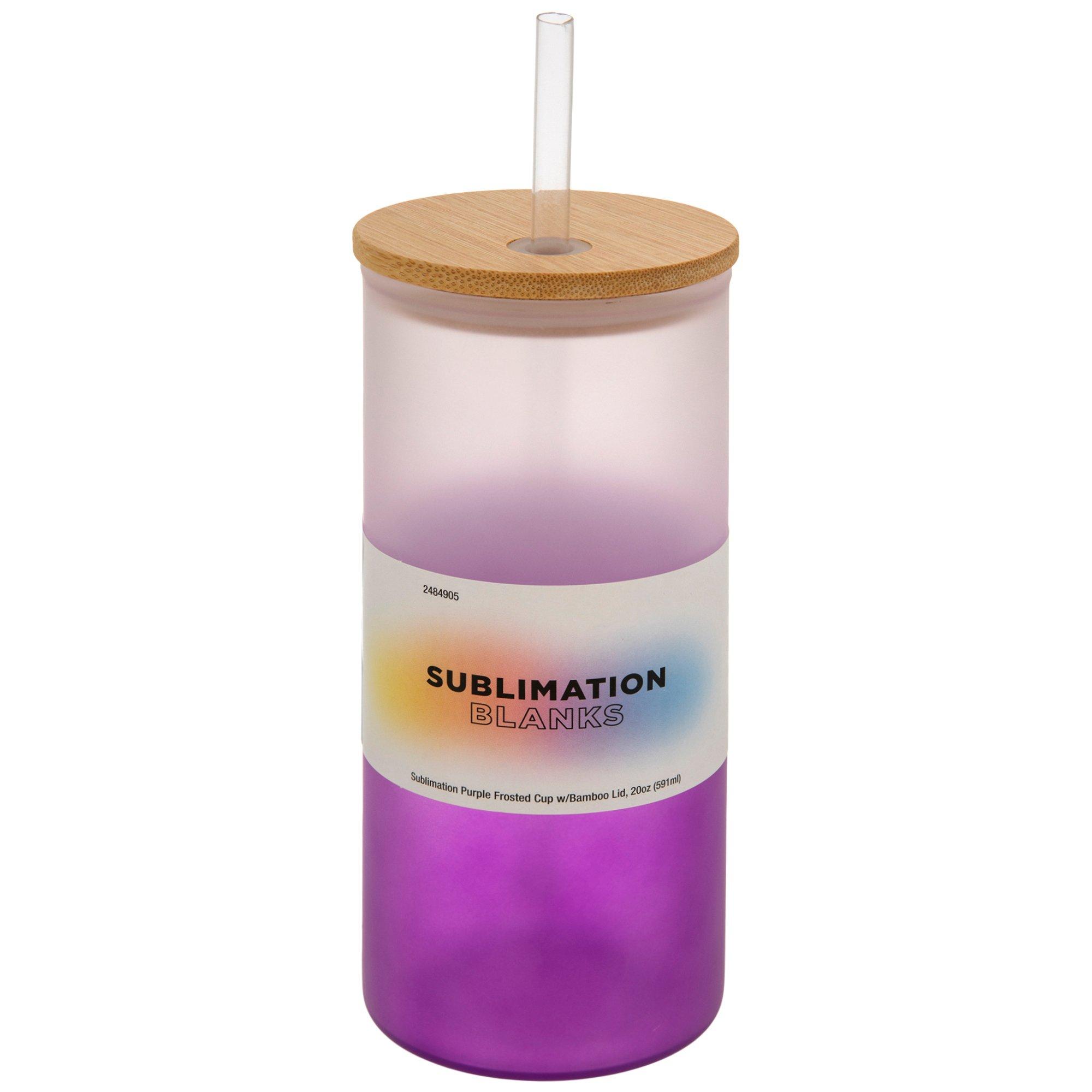 Frosted Sublimation Blank Glass With Lid | Hobby Lobby | 2484905