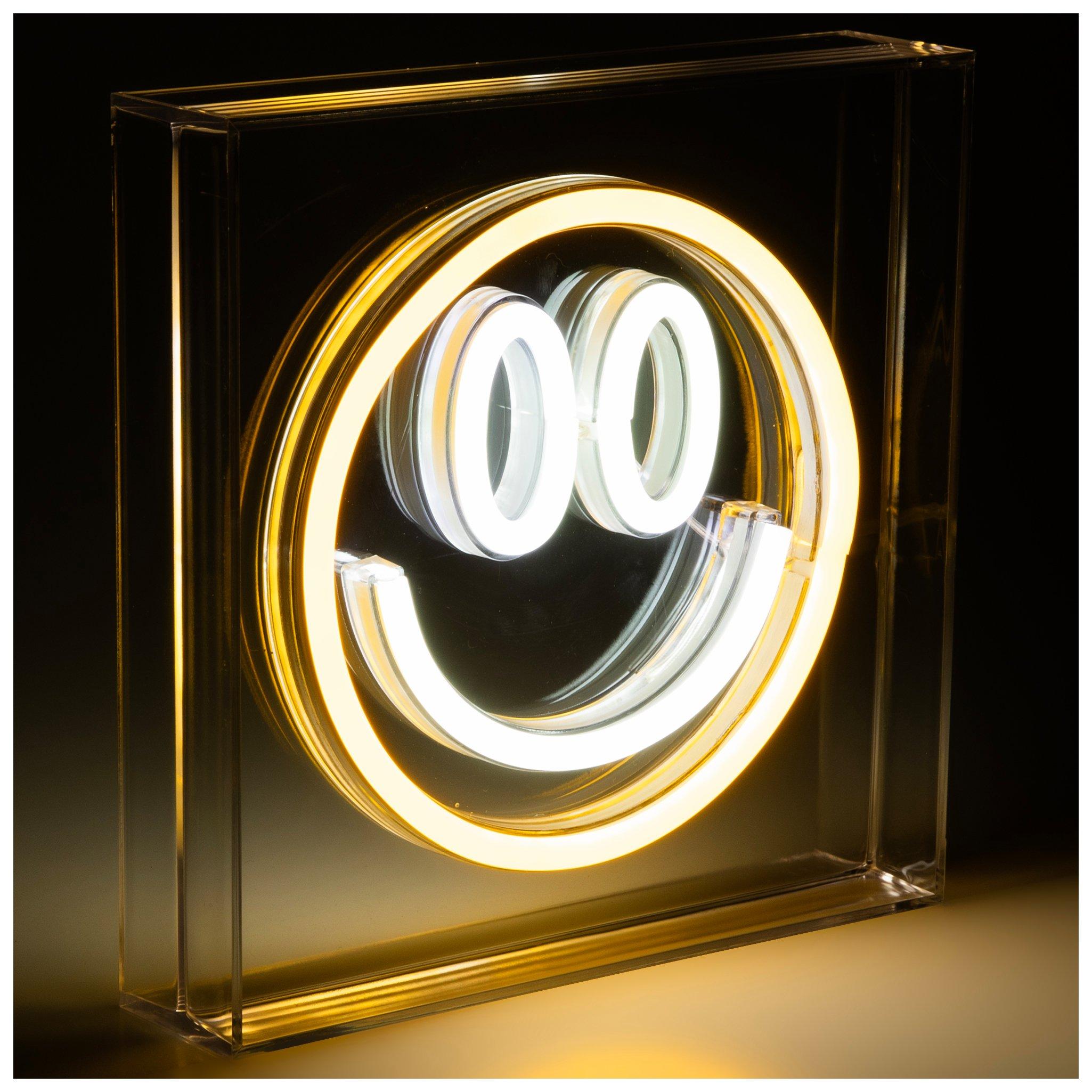 Smiley Face LED Neon Table Sign | Hobby Lobby | 2487213
