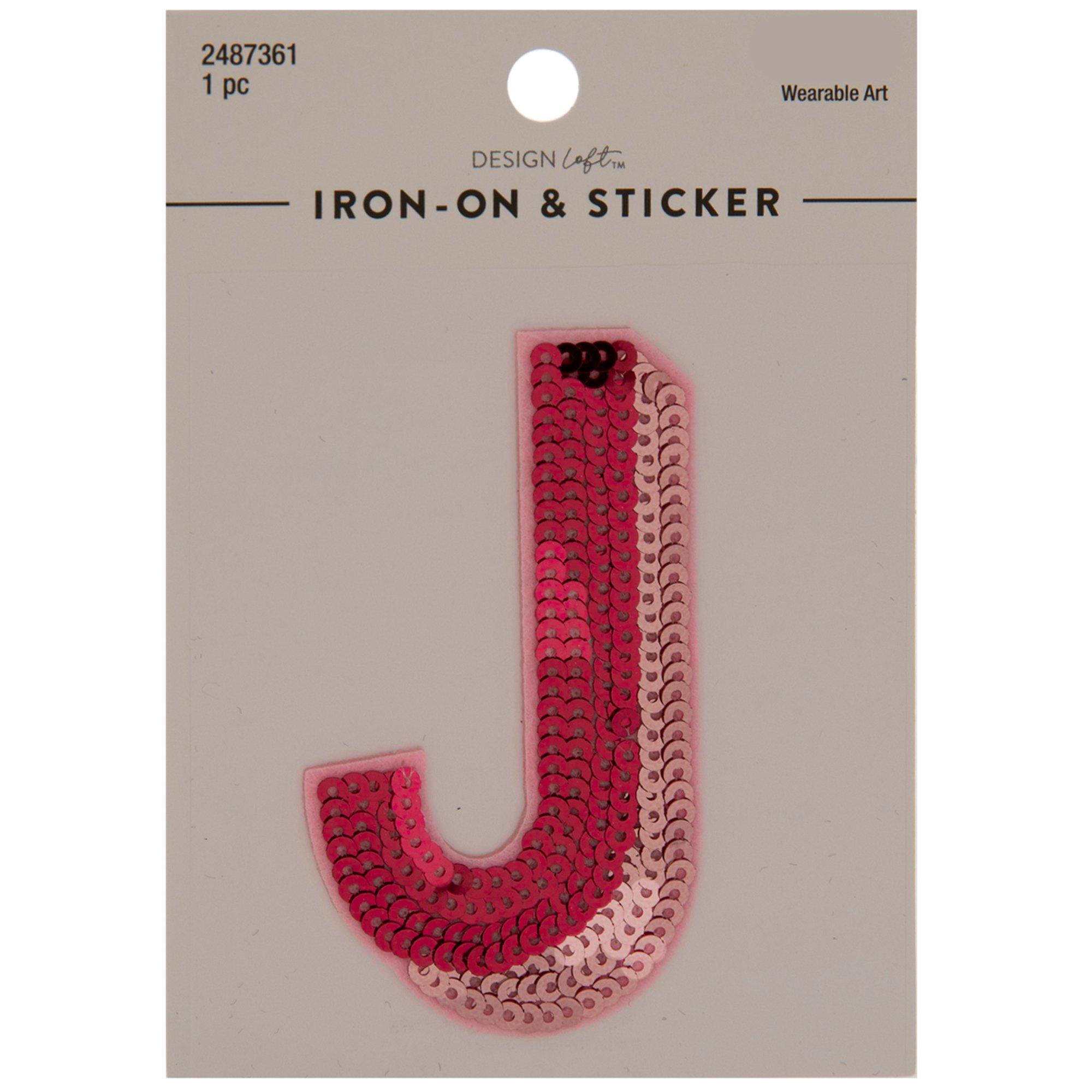 Letter Sequin Iron-On & Sticker Patch | Hobby Lobby | 2487361