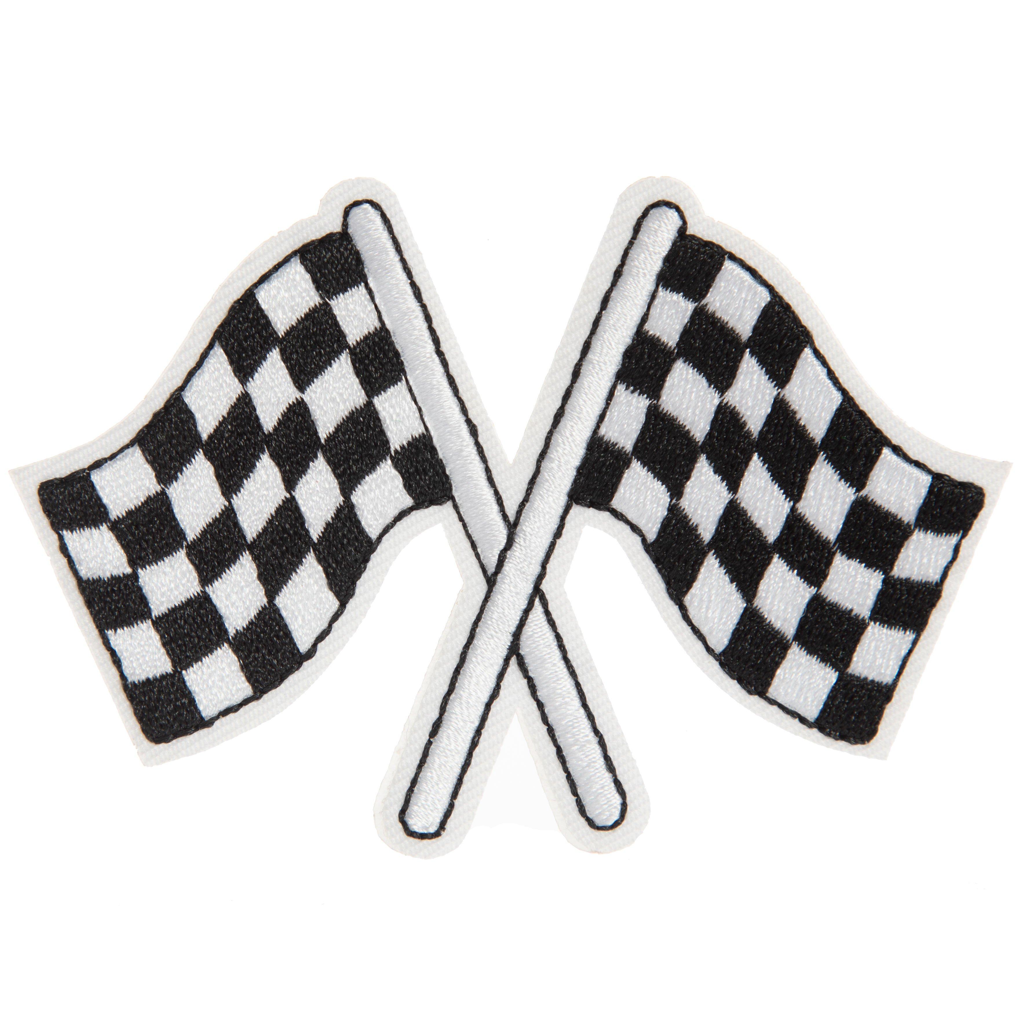 Checkered Flags Iron-On & Sticker Patch | Hobby Lobby | 2489250