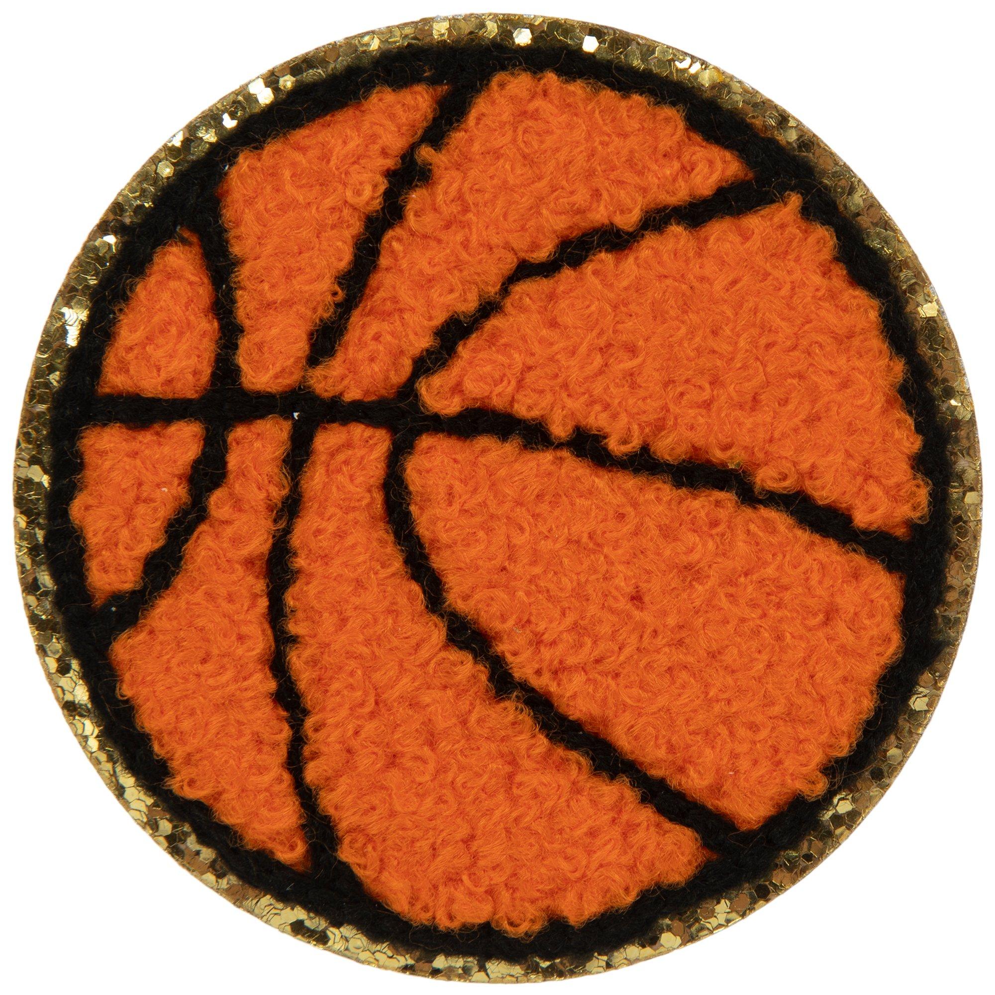 Basketball Chenille Iron-On & Sticker Patch | Hobby Lobby | 2489813