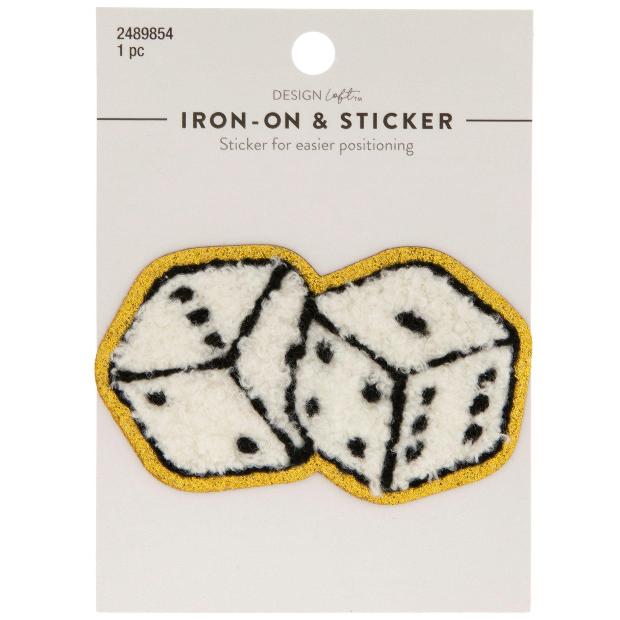 Dice Iron-On & Sticker Patch | Hobby Lobby | 2489854