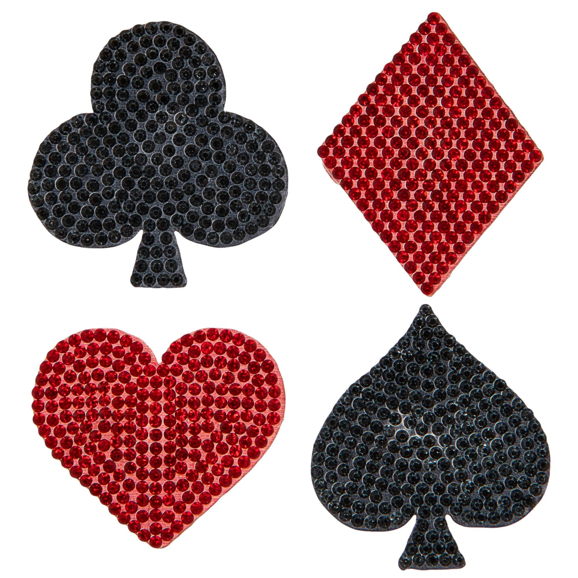 Card Suits Iron-On Appliques | Hobby Lobby | 2490845